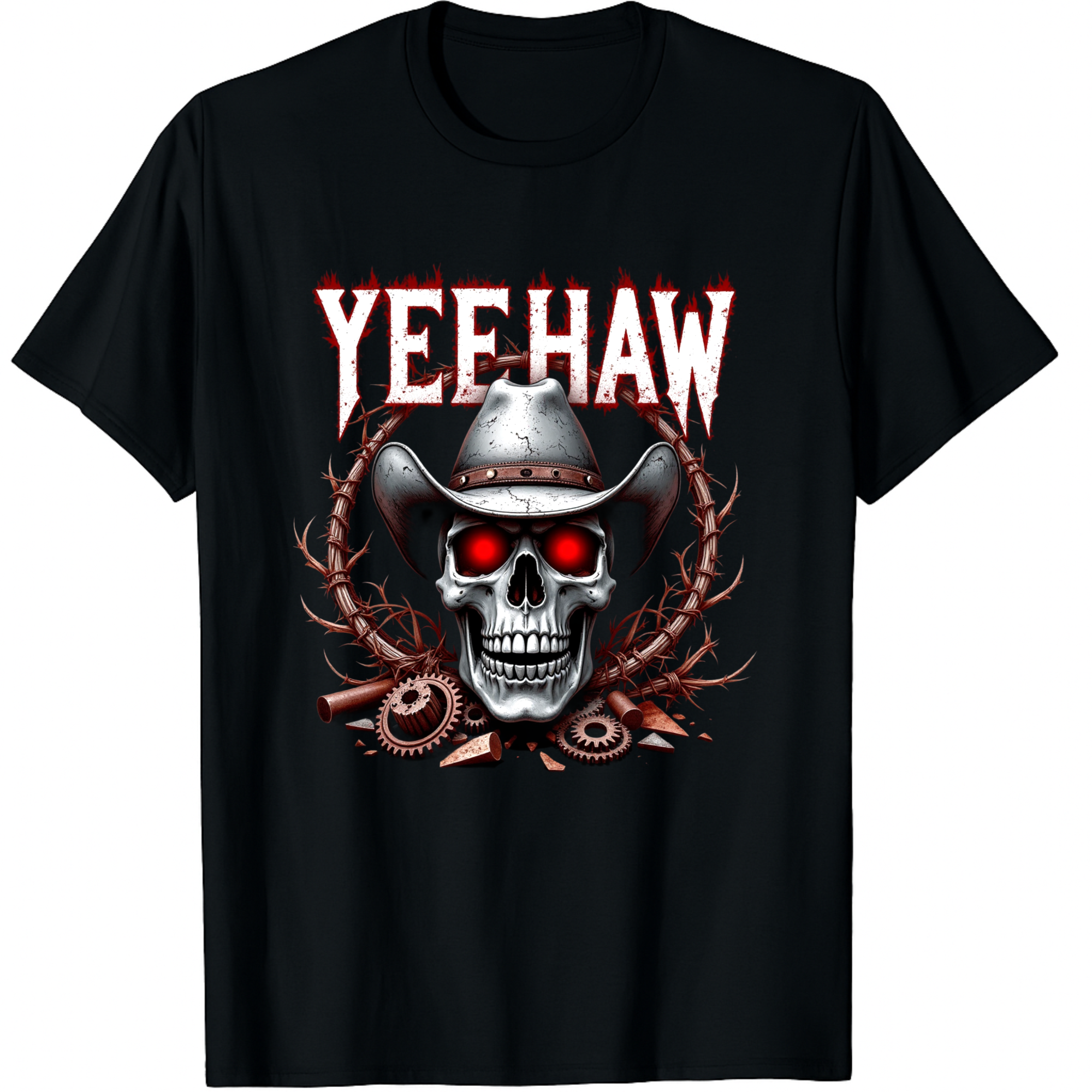 Western Goth Girl Alt-Country Subculture Emo Gothic Yeehaw Graphic ...
