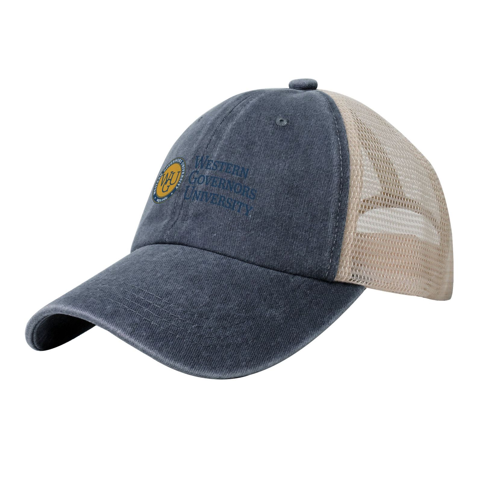 Western Governors University Adjustable Lightweight Washed Cowboy Adult ...