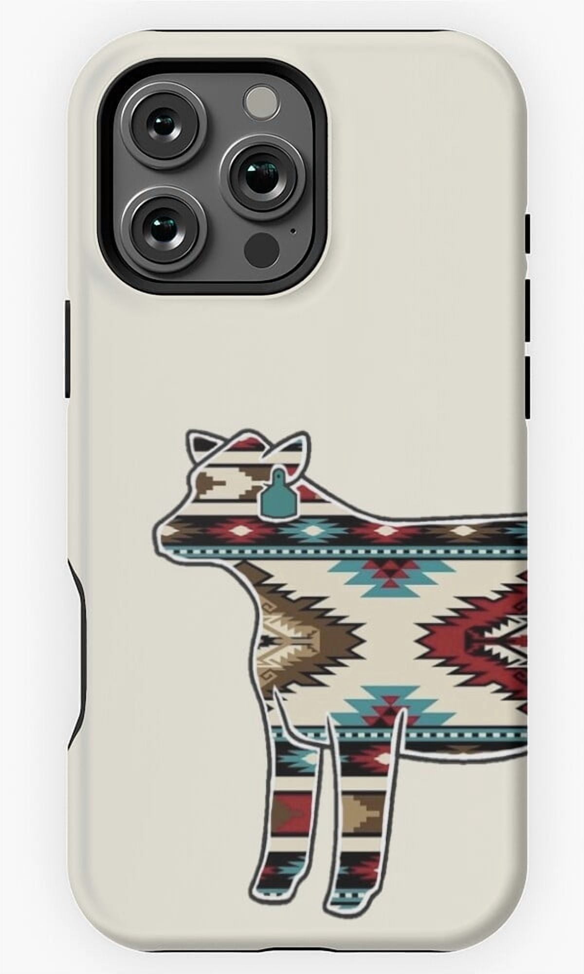 Western Heifer Cow Print Farm Animal Phone Case for iPhone 11 12 13 14 ...