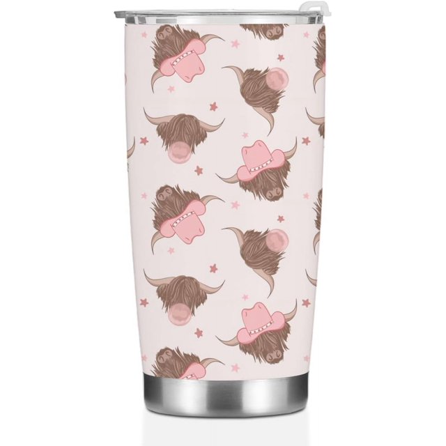 Western Highland Cow Tumbler Coffee Mug 20oz Tumbler Cups Western Decor ...