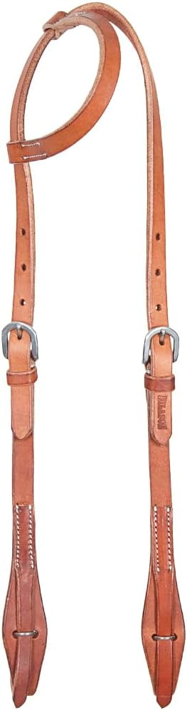 Western Horse One Ear Headstall American Leather Working Tack Tan | one ...