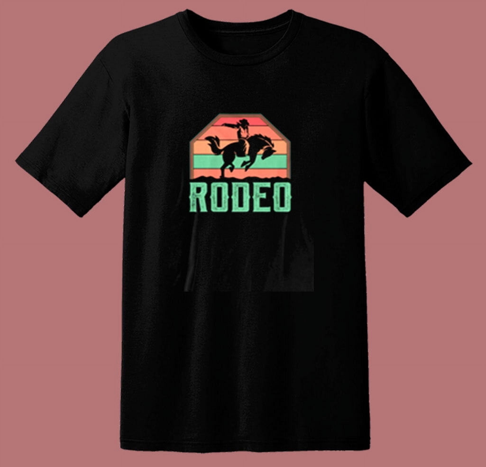 Western Horse Riding Rodeo Country Cowboy 80s T Shirt - Walmart.com