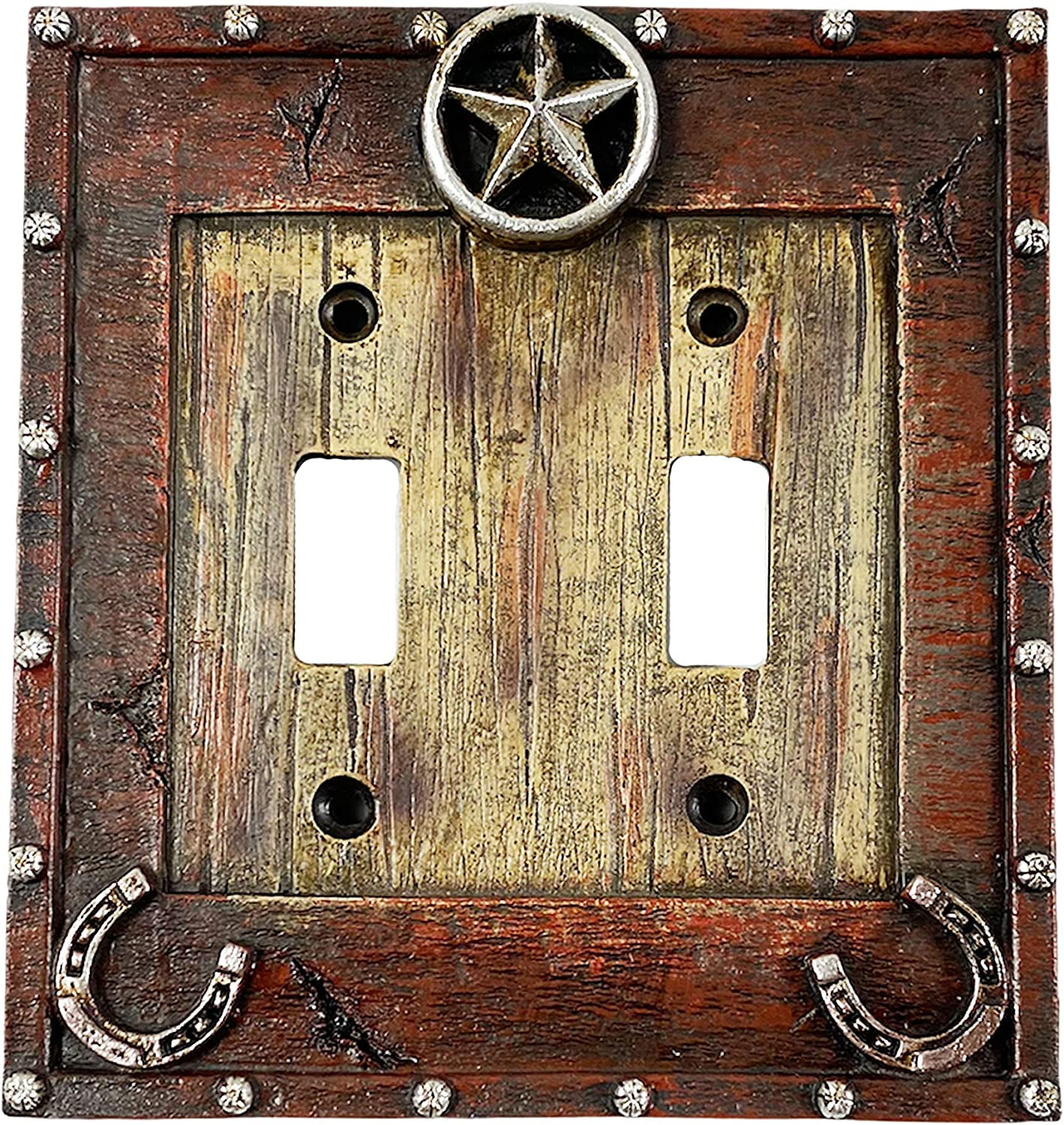 Western Horseshoe Star Decorative Light Switch Outlet Wall Plate Covers ...