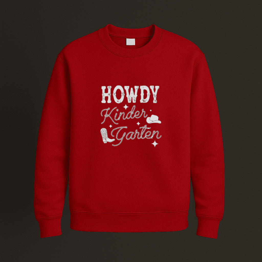 Western Howdy Kindergarten Graphic For Teacher And Student Back To ...