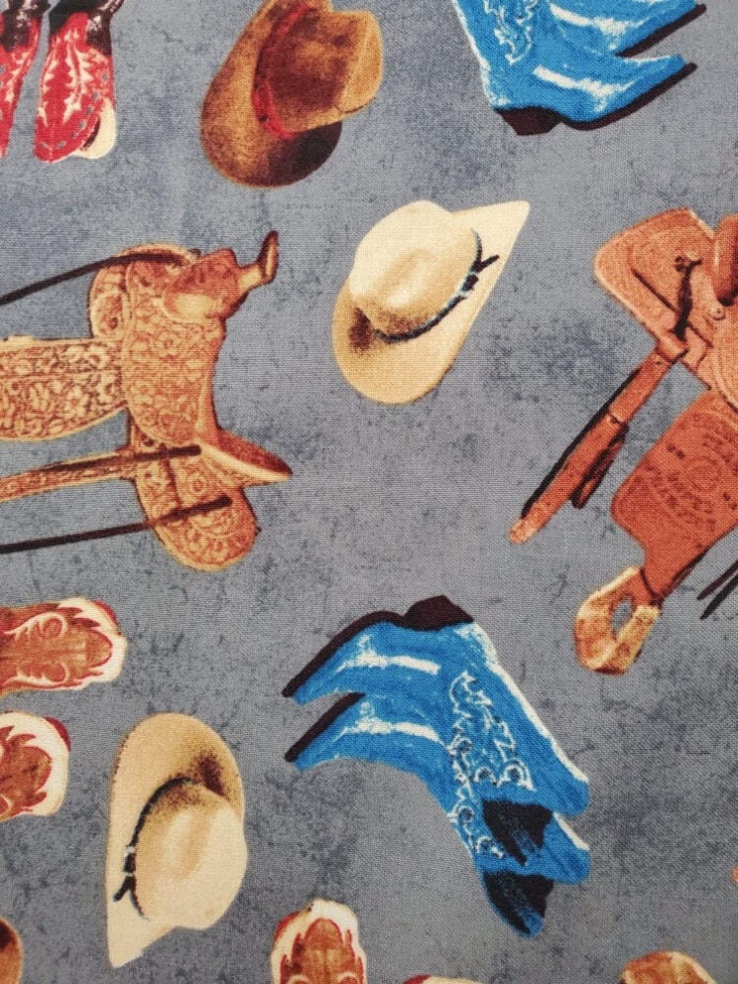 Western Items Cotton Fabric - Walmart.com
