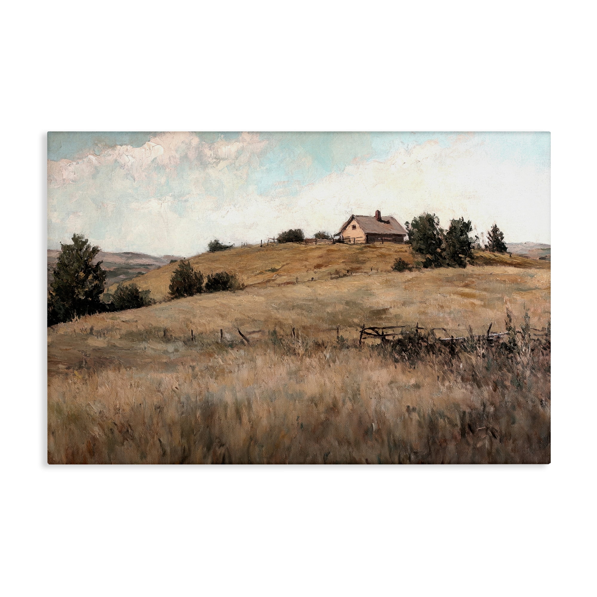 Stupell Industries Western Landscape Rolling Hill Canvas Wall Art ...