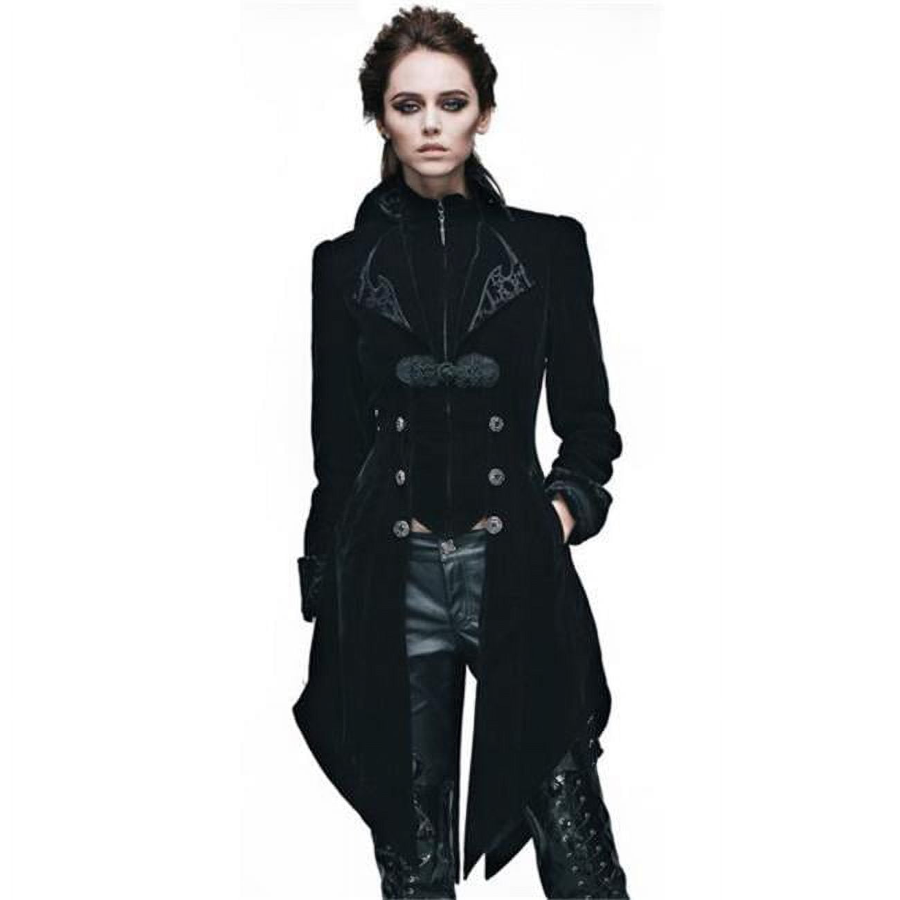 Western Mania CT2201-L Vintage Gothic Swallow Tail Jacket, Black ...