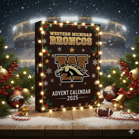 Western Michigan Broncos Christmas Advent Calendar 2025 – 24 Days of ...