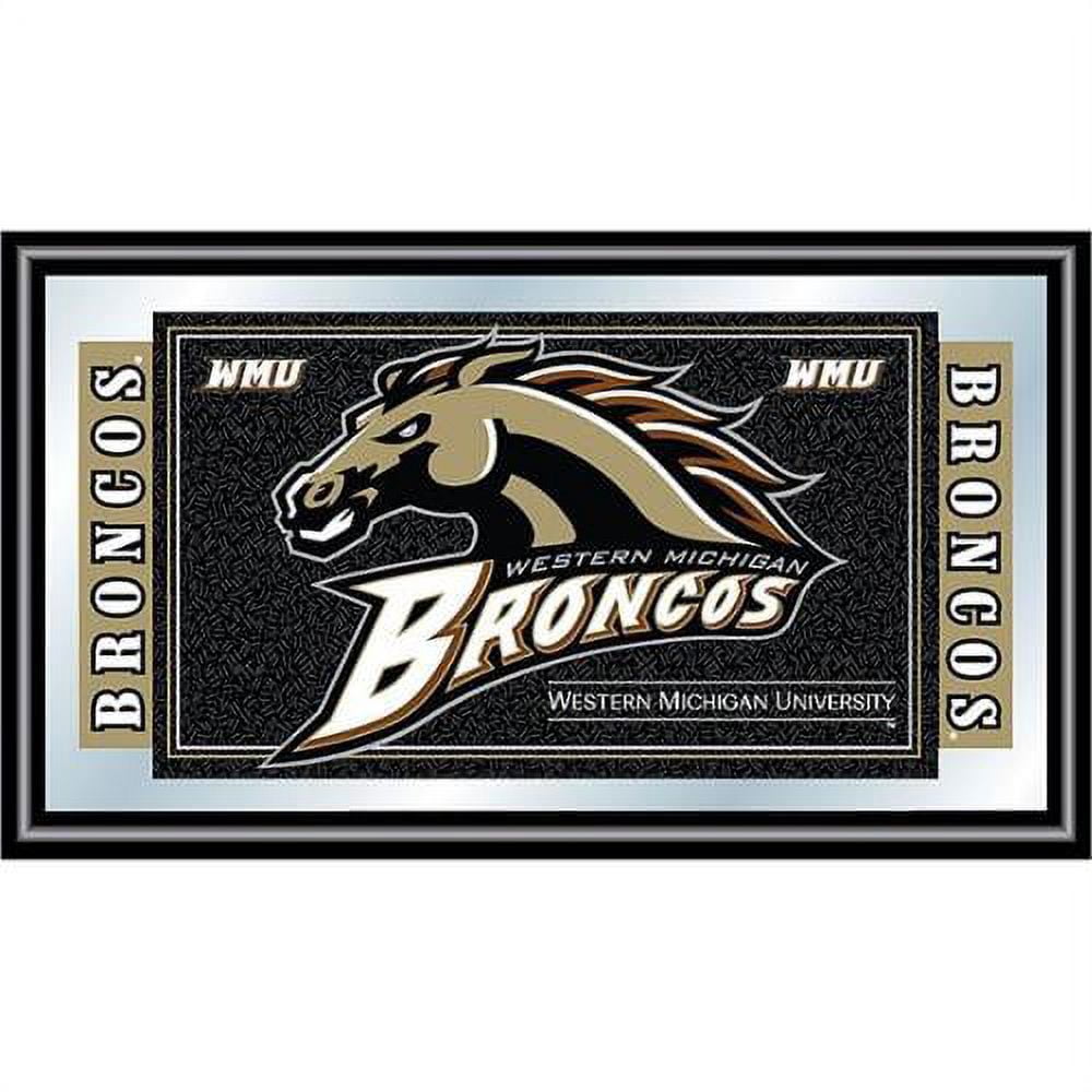 Western Michigan University Logo and Mascot Framed Mirror - Walmart.com