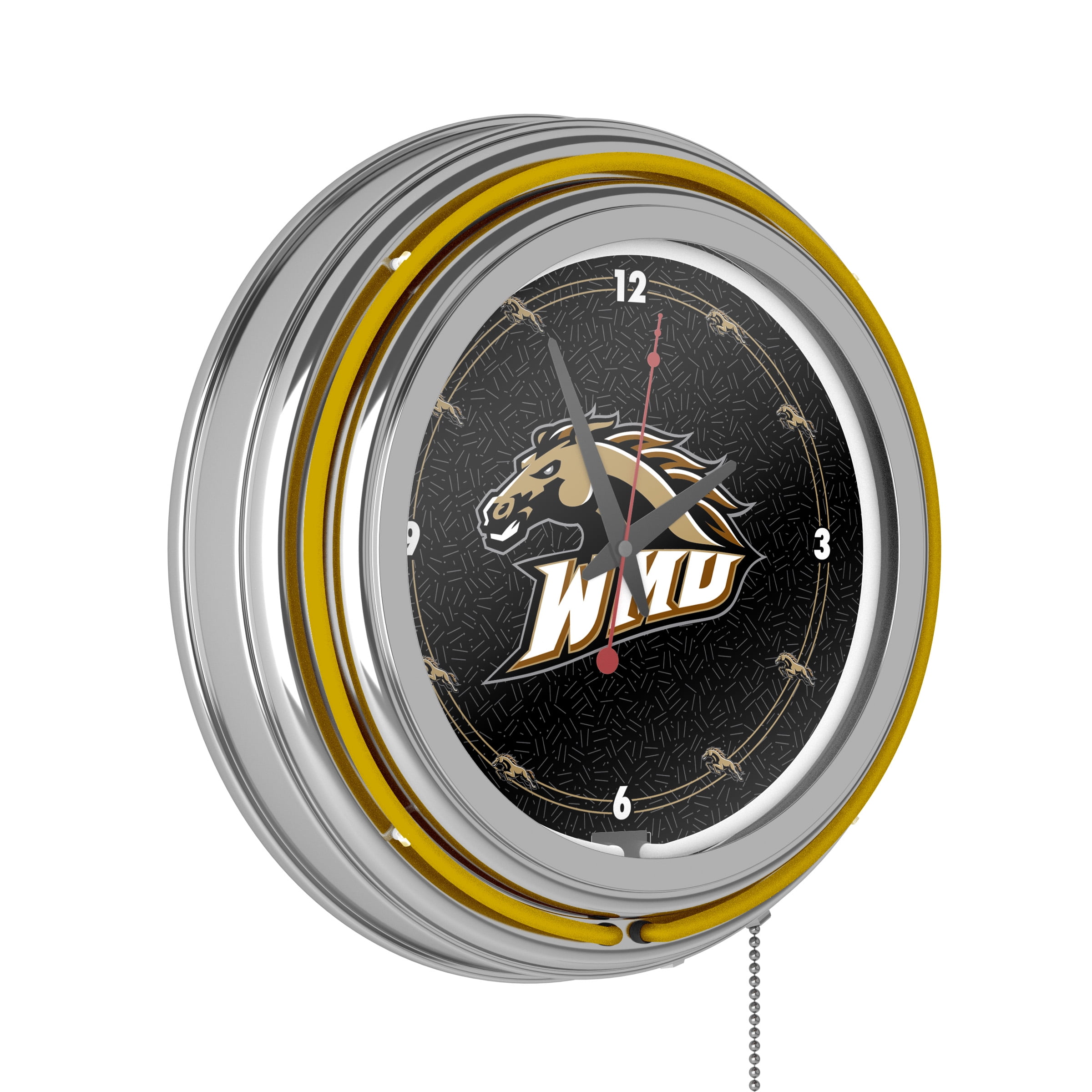 Western Michigan University Neon Clock - 14 inch Diameter - Walmart.com