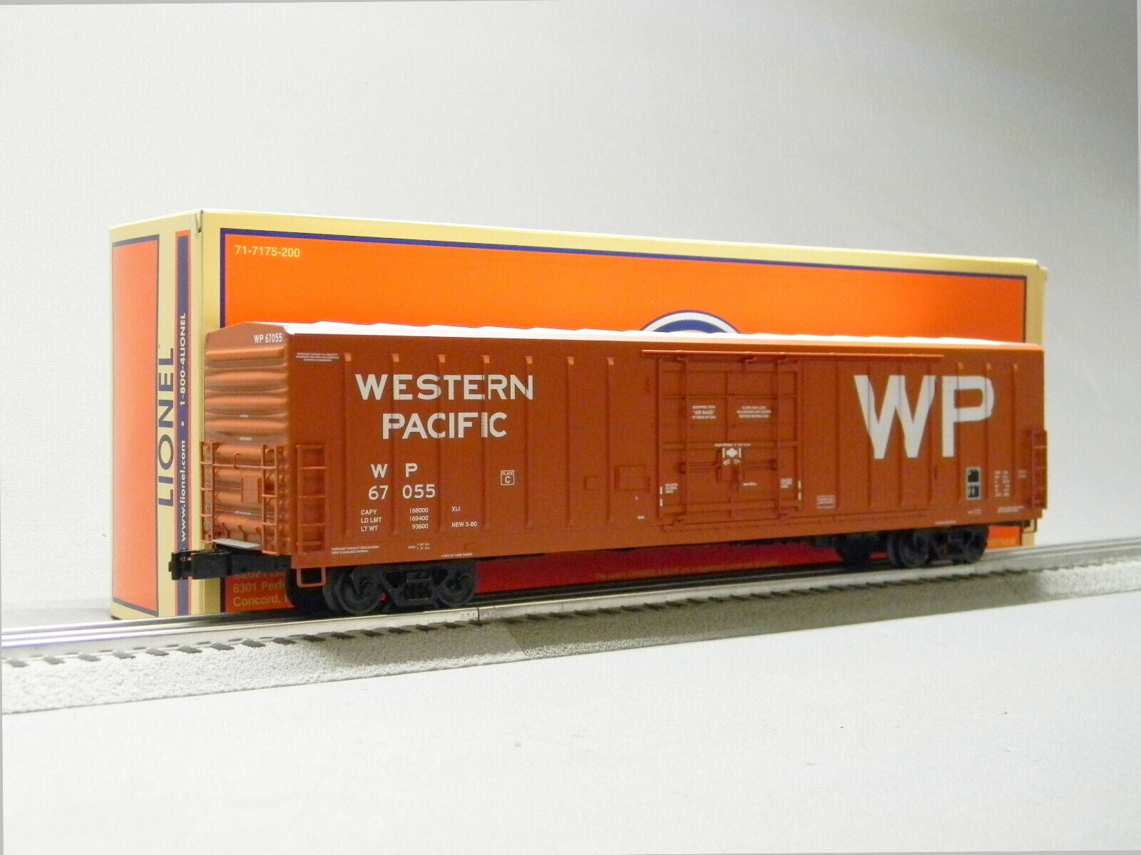 Western Pacific Beer CAR Reefer #67055 O Gauge - Walmart.com