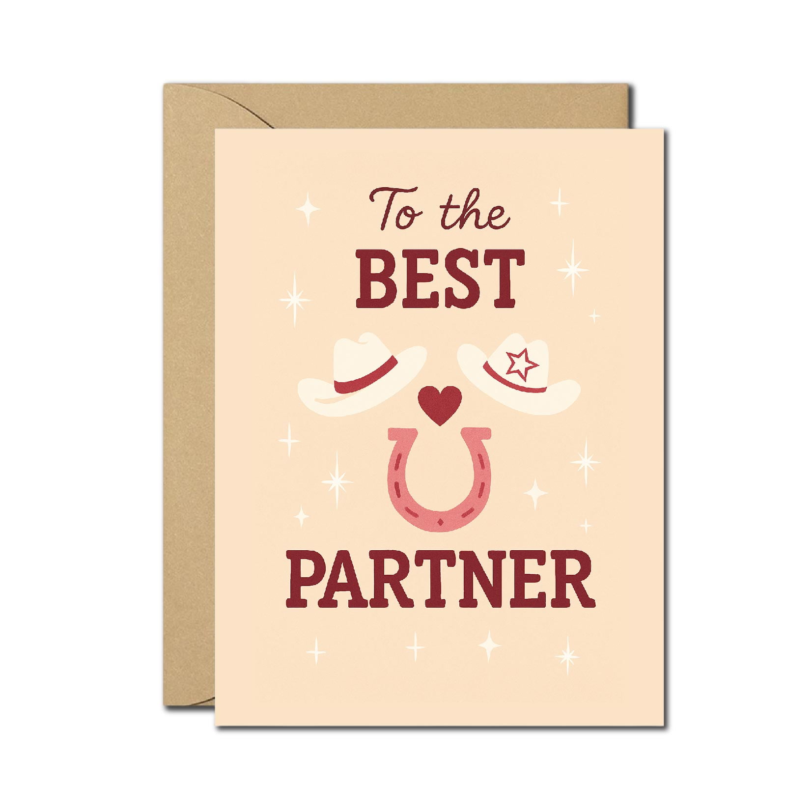 Western Partner Appreciation Greeting Card – To the Best Partner ...
