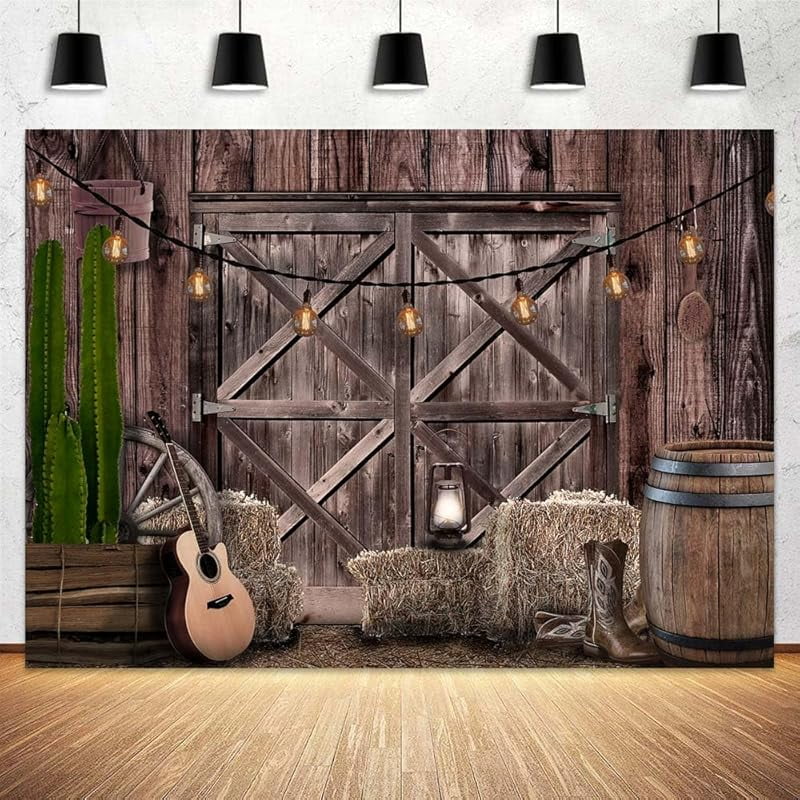 Western Party Backdrop for Photography, Western Cowboy Party Wild West ...