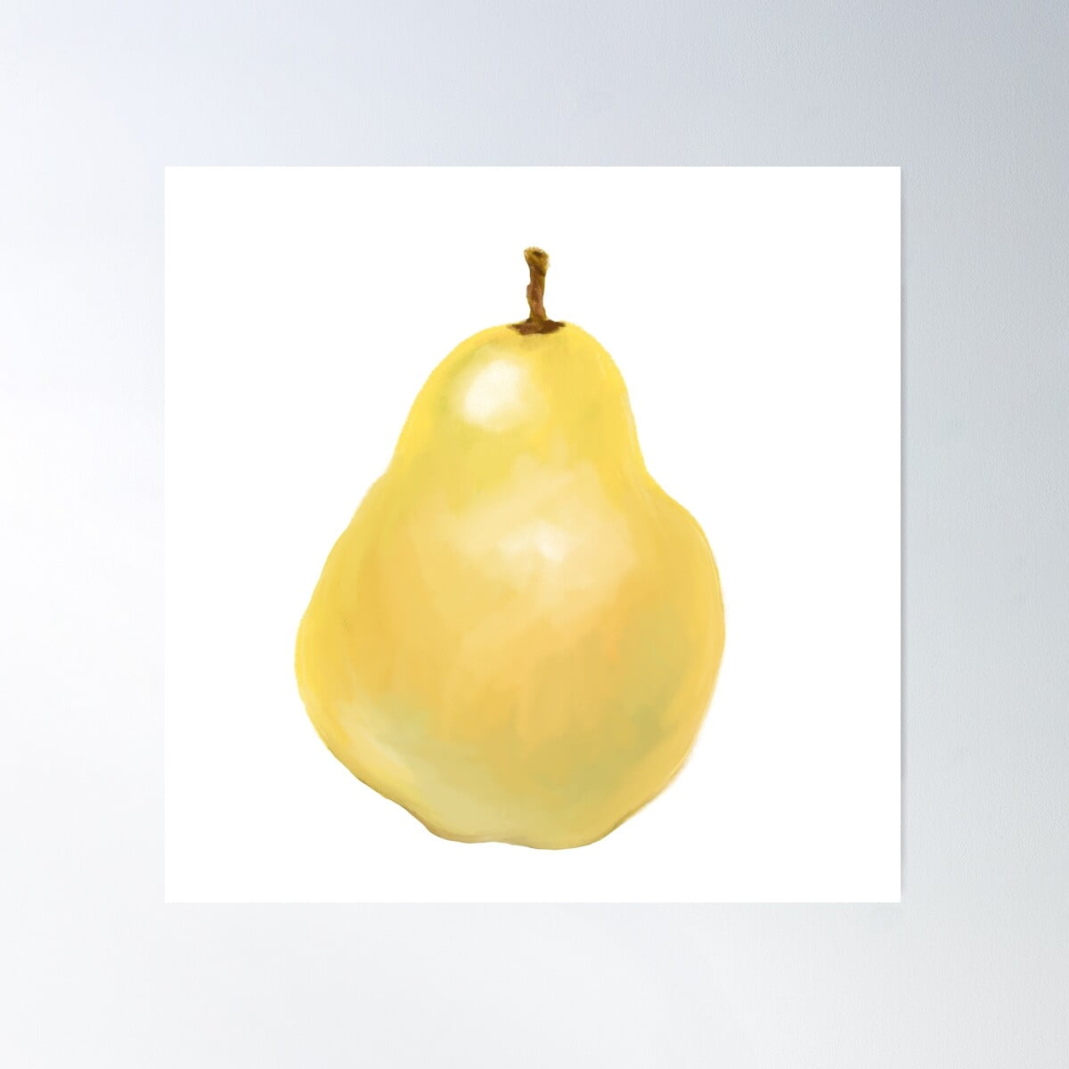 Western Pear Poster Wall Art, Modern Wall Decor For Living Room Bedroom ...