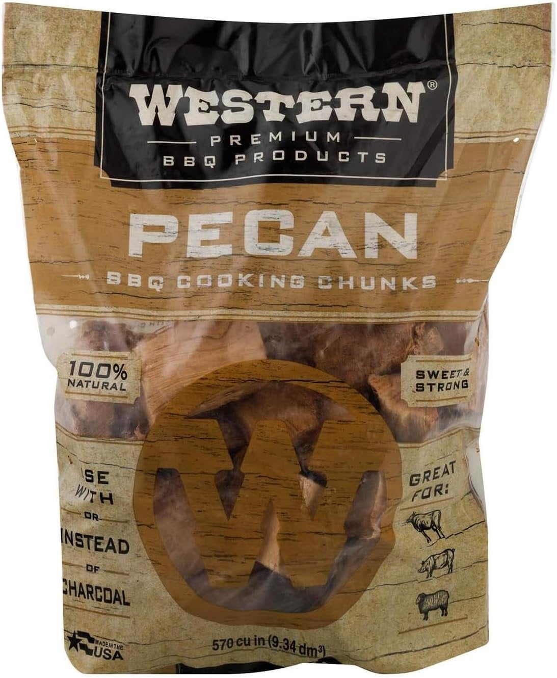 Western Pecan BBQ Cooking Wood Chunks - Walmart.com