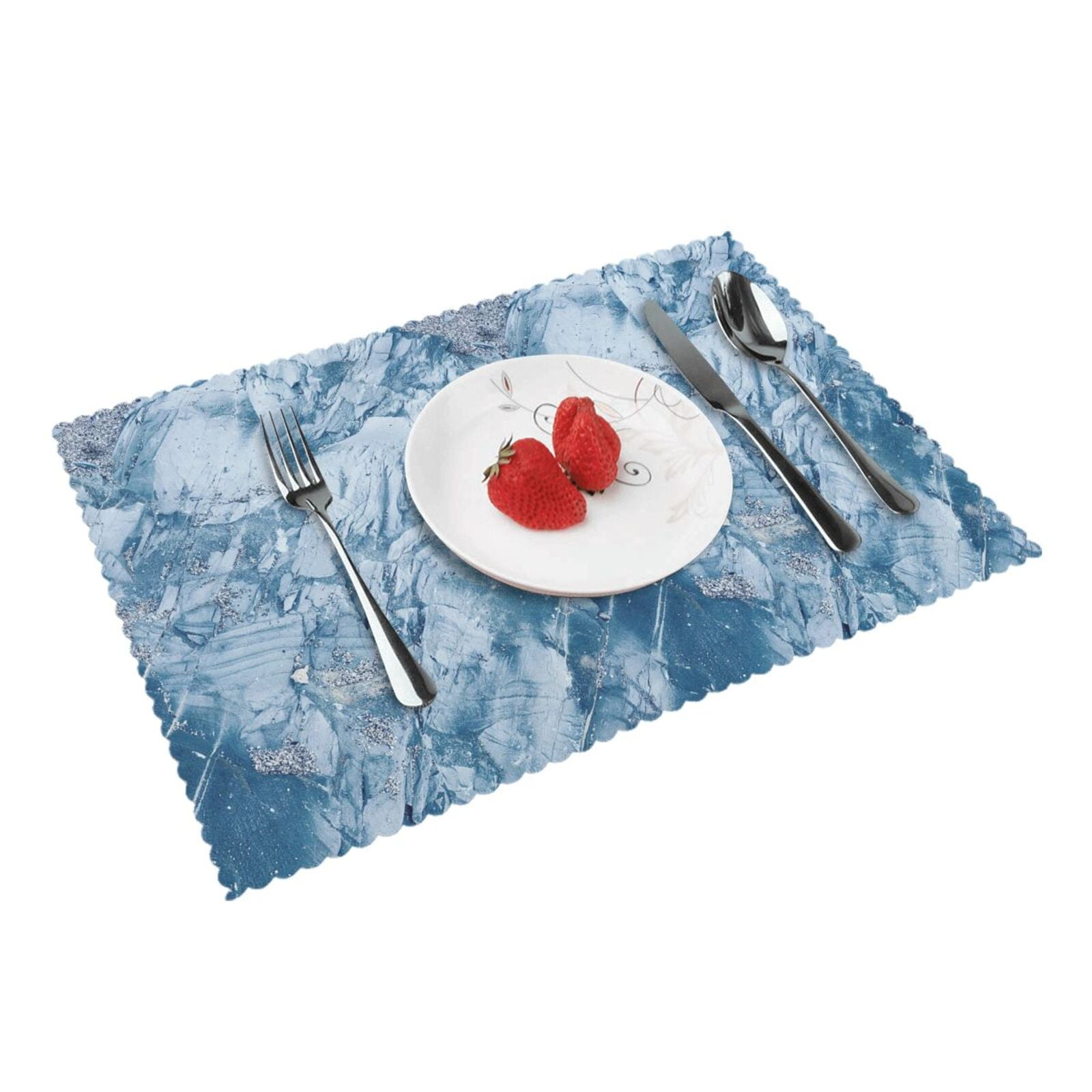 Western Placemat Restaurant Table Mat Anti-Oil Heat Insulation Plate ...
