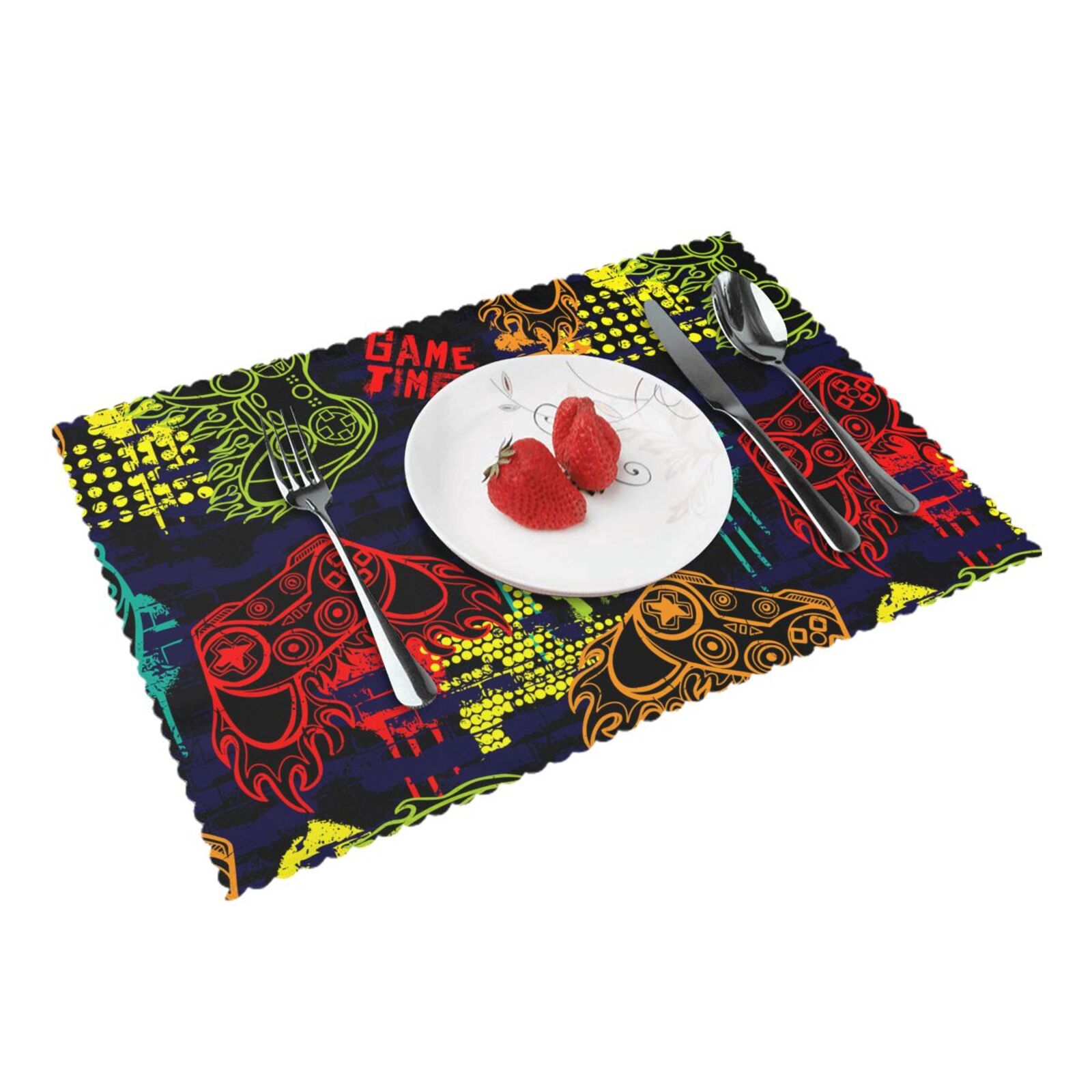 Western Placemat Restaurant Table Mat Anti-Oil Heat Insulation Plate ...