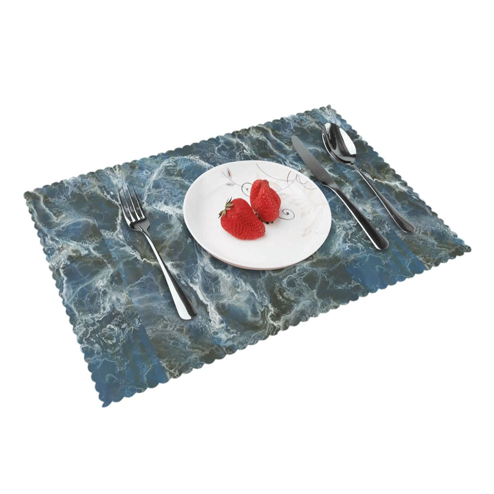 Western Placemat Restaurant Table Mat Anti-Oil Heat Insulation Plate ...