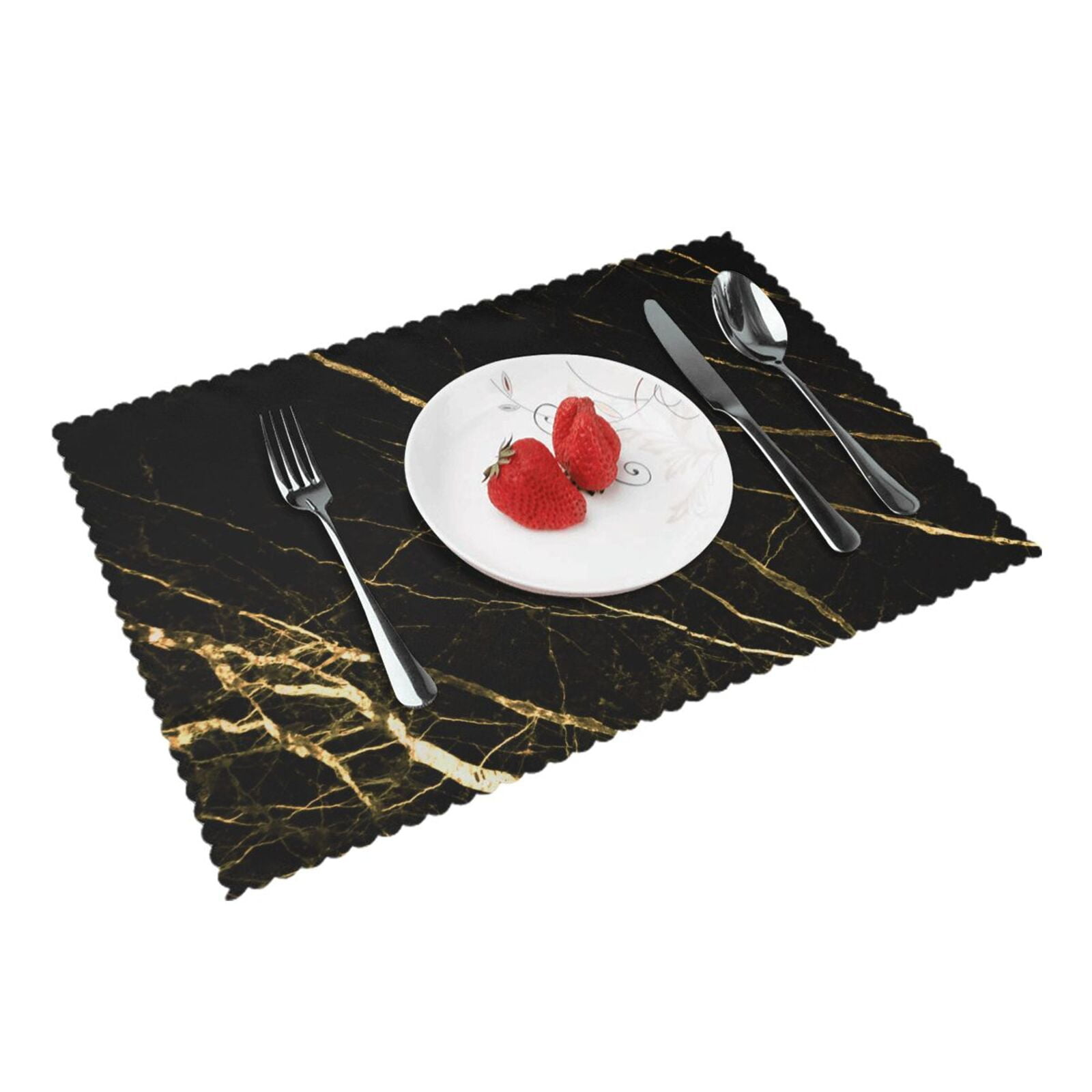 Western Placemat Restaurant Table Mat Anti-Oil Heat Insulation Plate ...