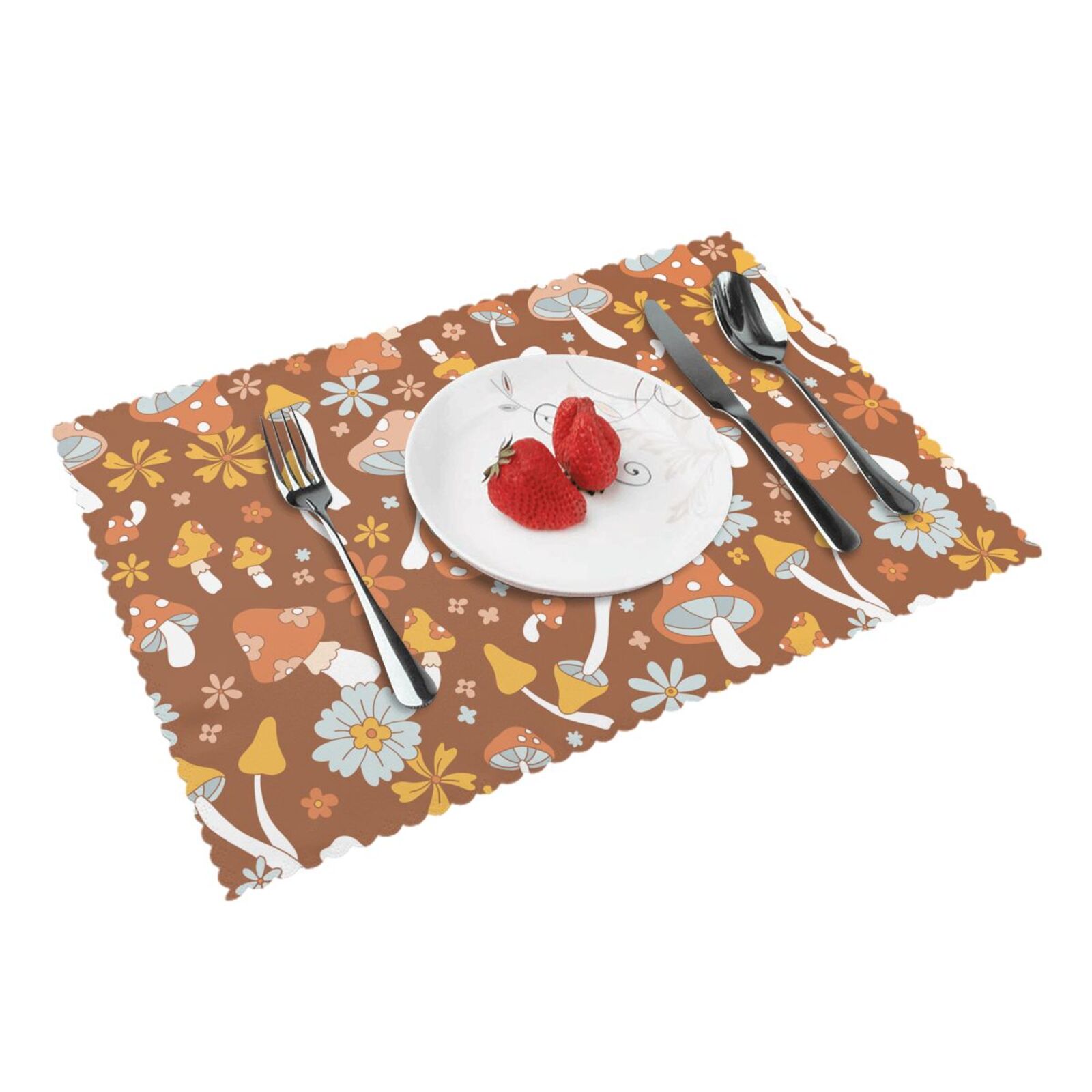 Western Placemat Restaurant Table Mat Anti-Oil Heat Insulation Plate ...