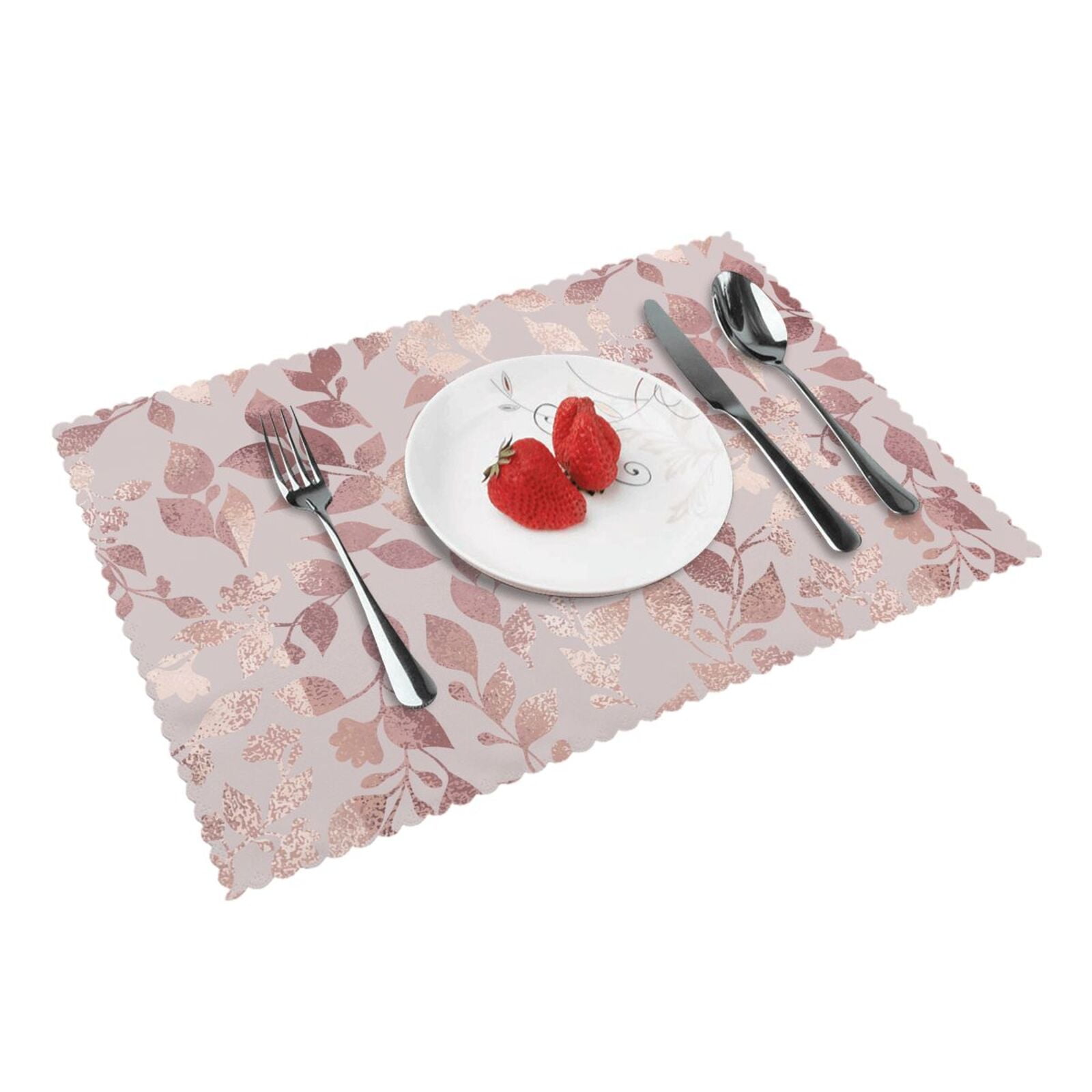 Western Placemat Restaurant Table Mat Anti-Oil Heat Insulation Plate ...