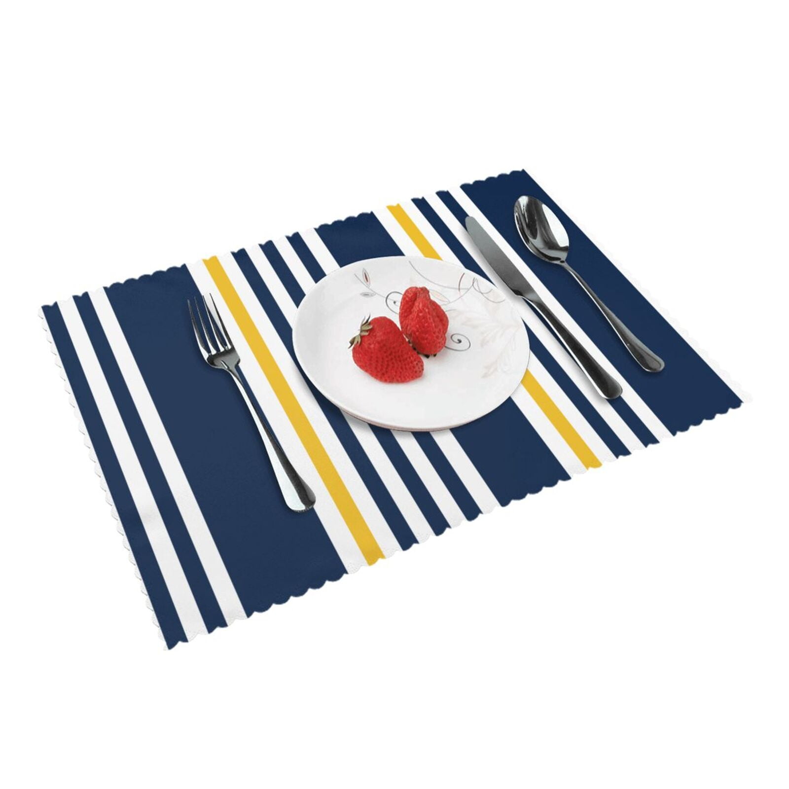 Western Placemat Restaurant Table Mat Anti-Oil Heat Insulation Plate ...