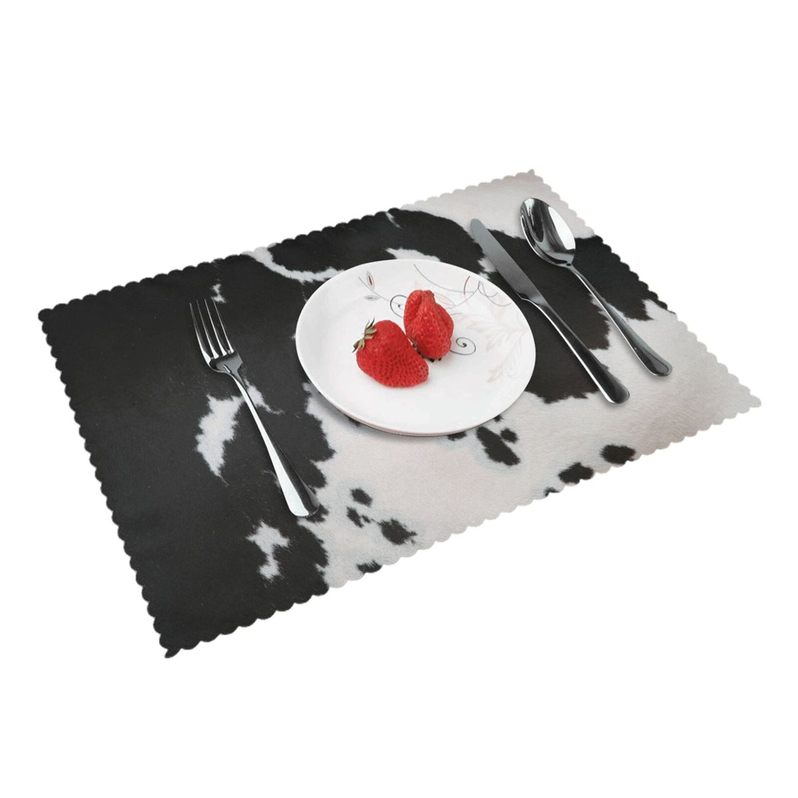 Western Placemat Restaurant Table Mat Anti-Oil Heat Insulation Plate ...