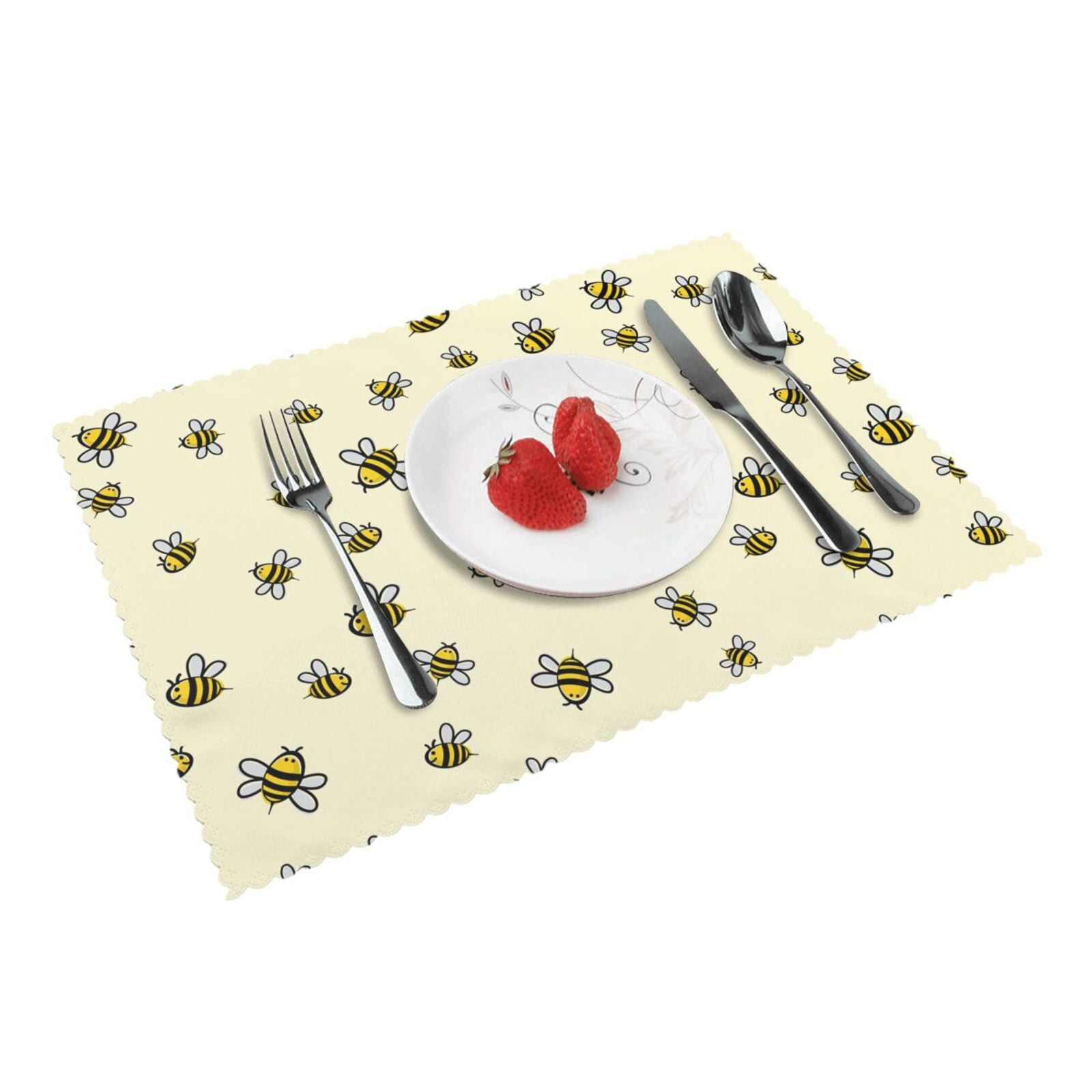 Western Placemat Restaurant Table Mat Anti-Oil Heat Insulation Plate ...