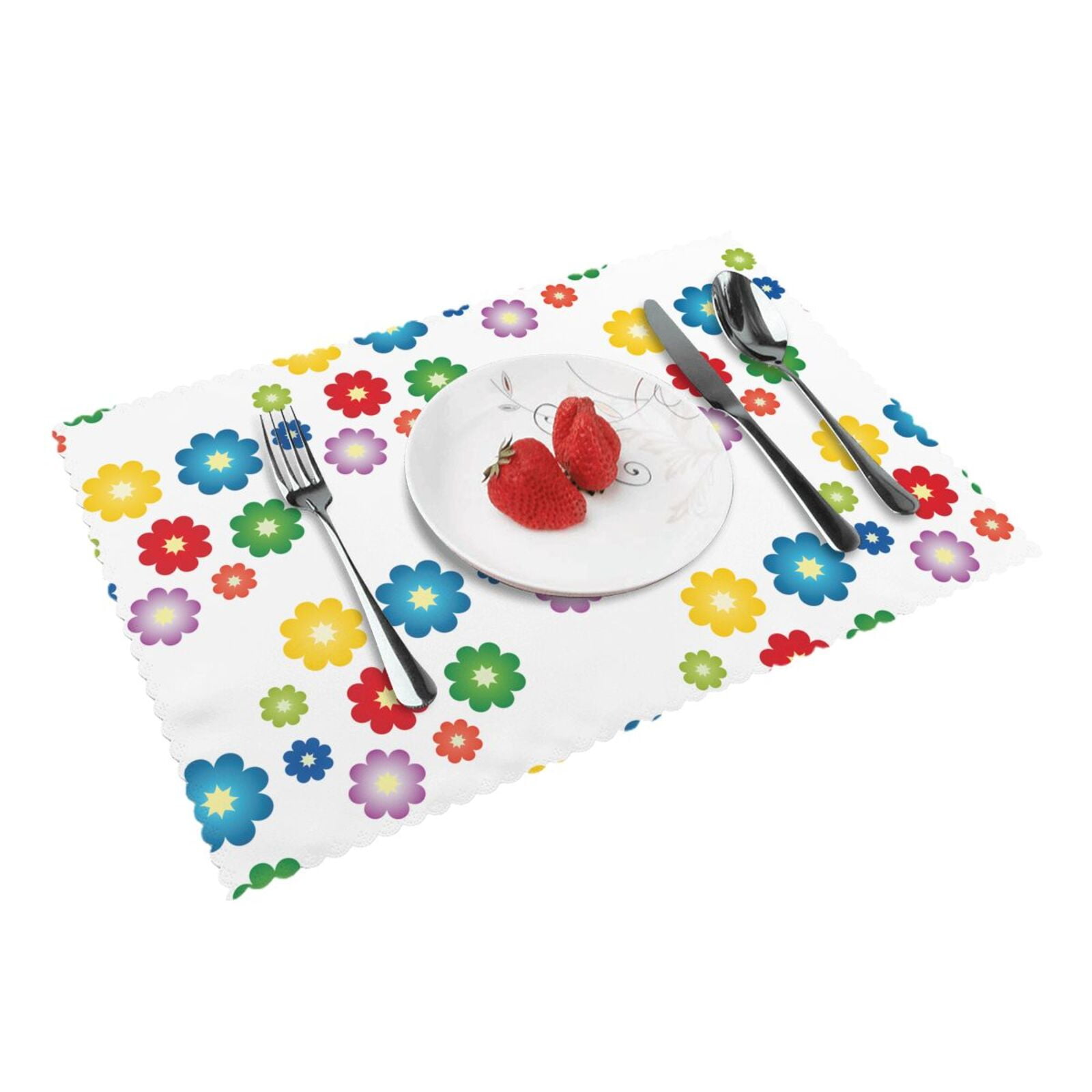 Western Placemat Restaurant Table Mat Anti-Oil Heat Insulation Plate ...