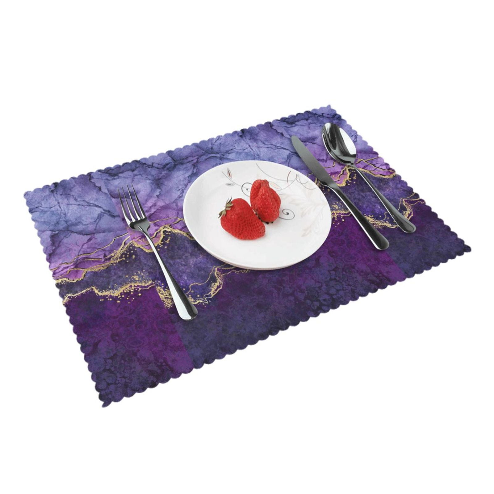 Western Placemat Restaurant Table Mat Anti-Oil Heat Insulation Plate ...