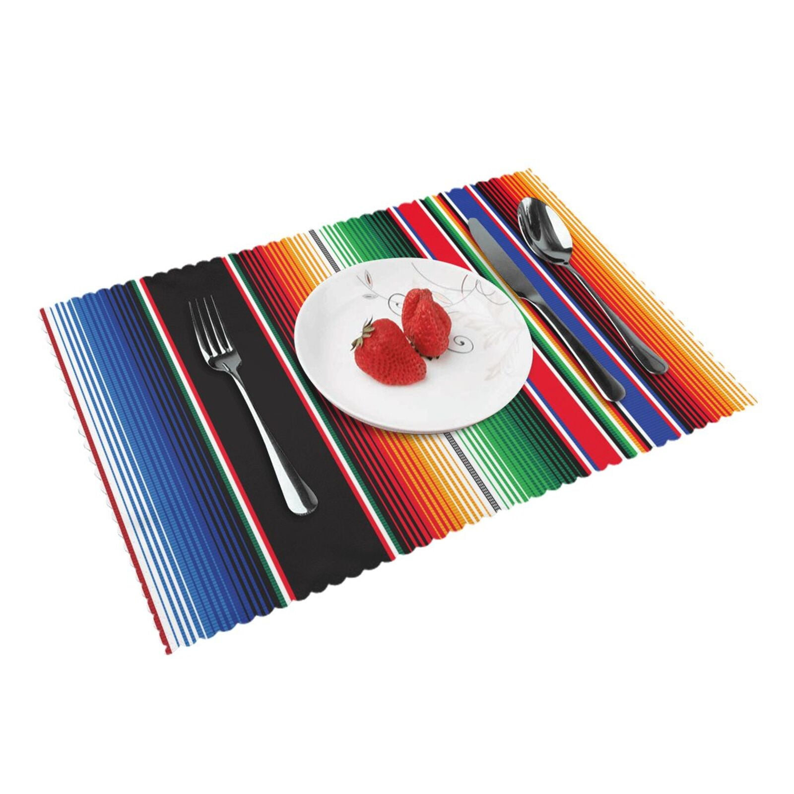 Western Placemat Restaurant Table Mat Anti-Oil Heat Insulation Plate ...