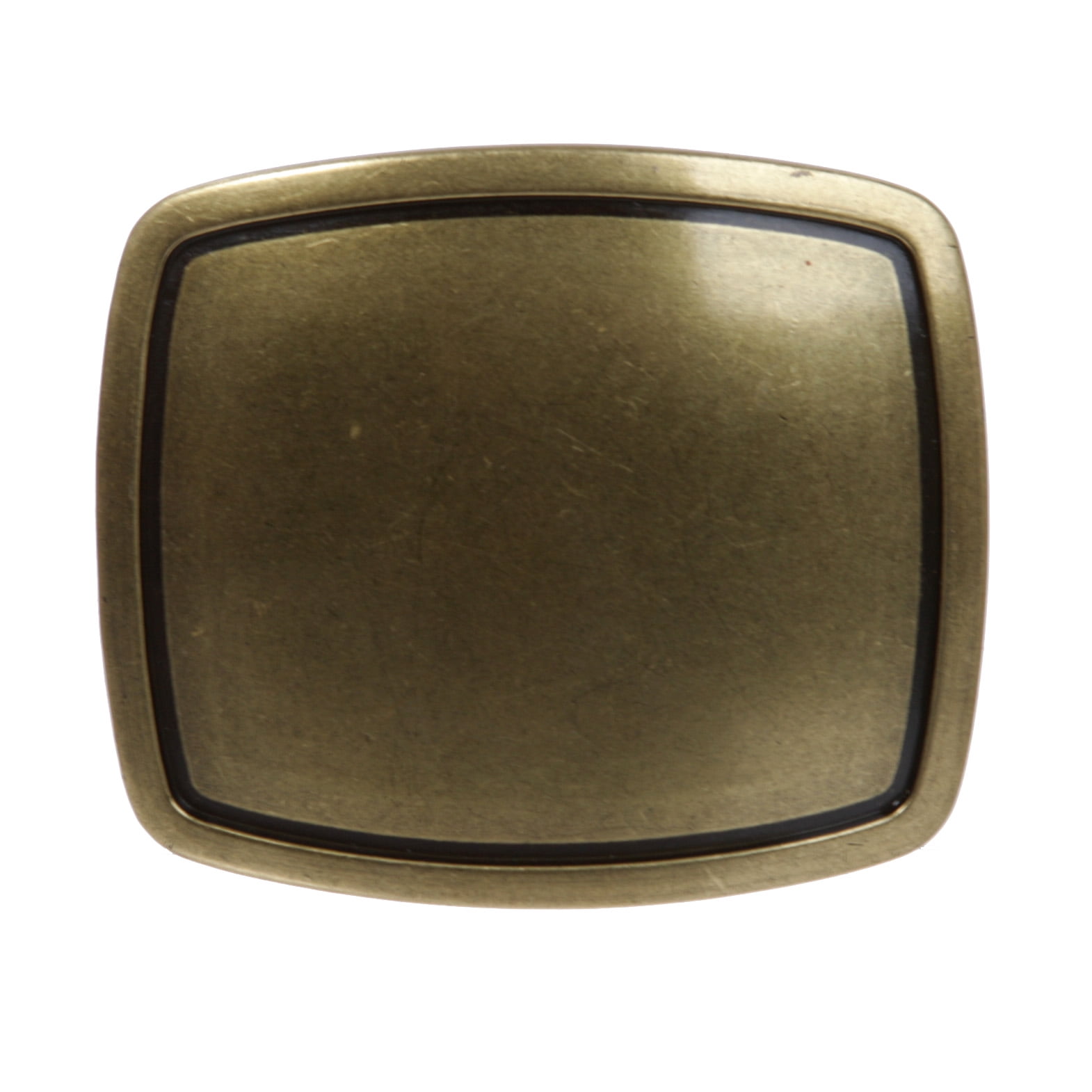 Western Plain Rectangular Hammered Vintage Belt Buckle - Walmart.com