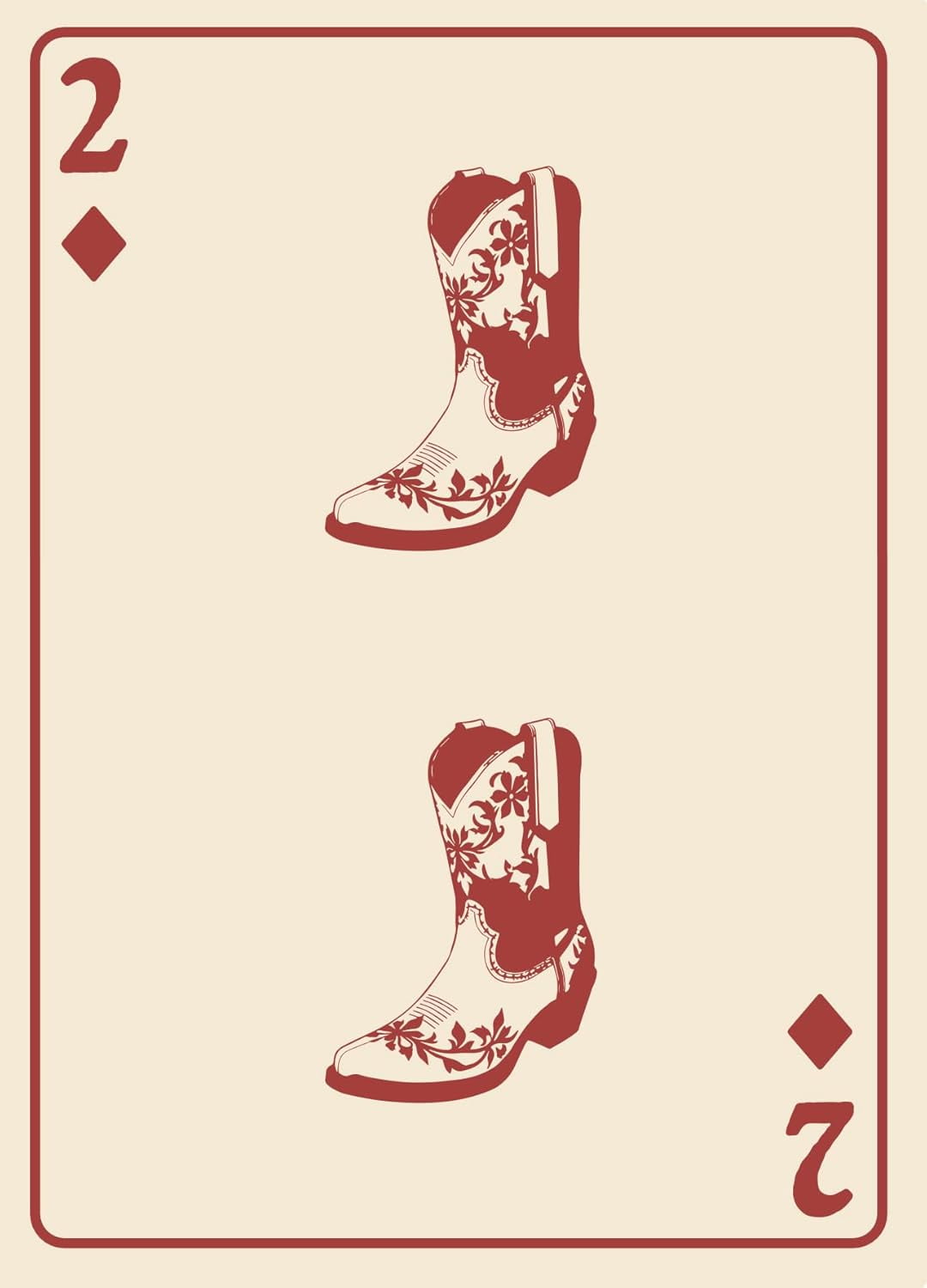 Western Playing Card Posters – Vintage Cowgirl & Cowboy Art Prints ...