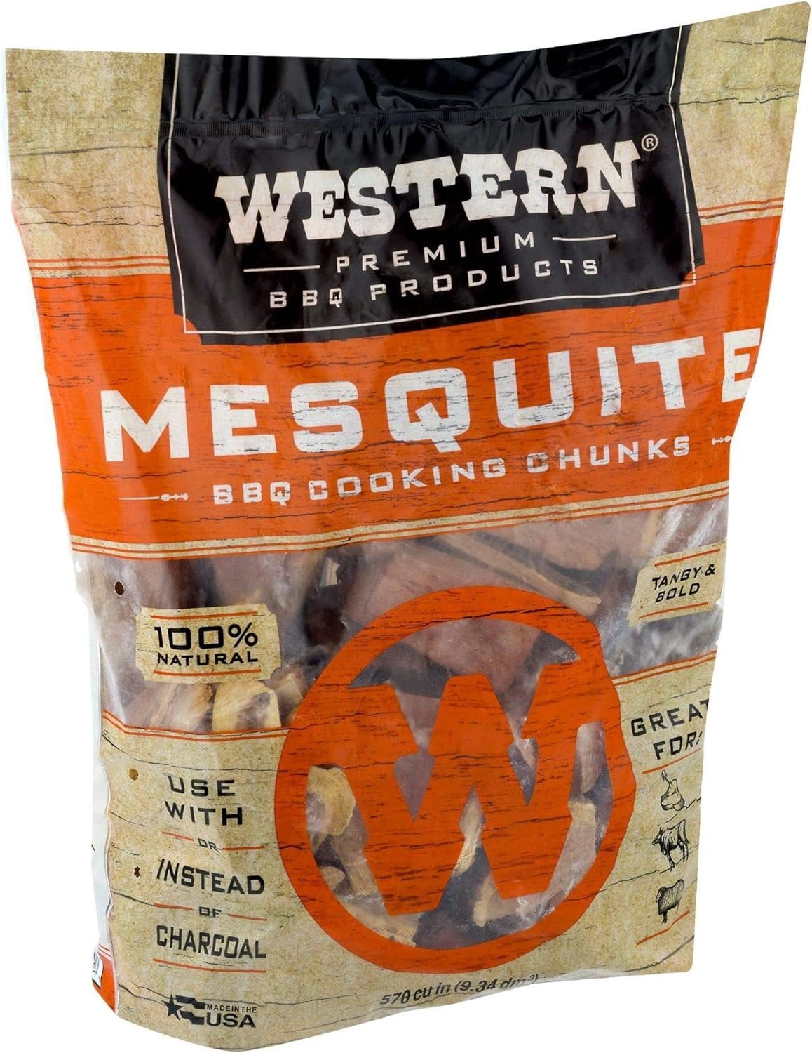 Western Premium BBQ Bagged and Heat Treated Wood Cooking Chunks, for ...