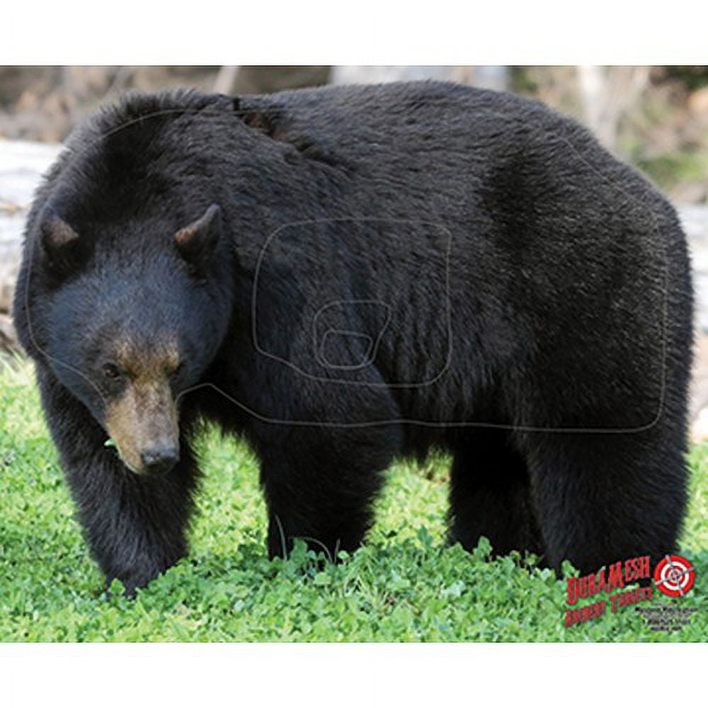 Western Recreation DM202 Duramesh 25 in x 32 in Archery Black Bear ...
