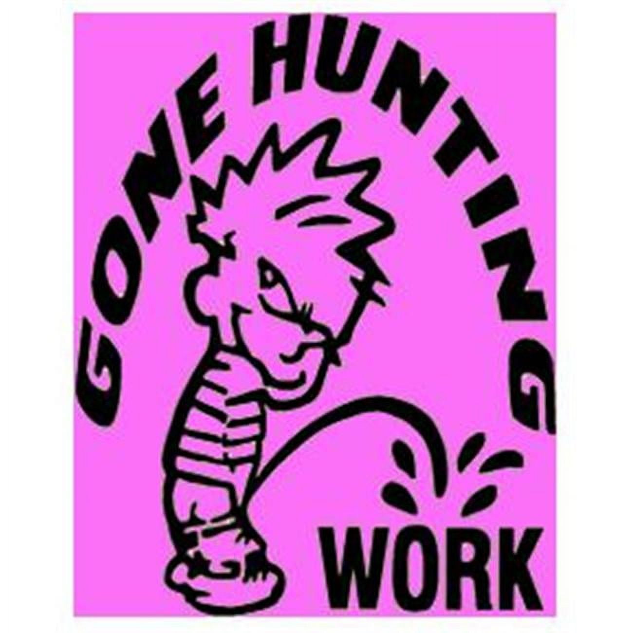 Western Recreation Ind 11067 Gone Hunting Decal 6X6 - Walmart.com