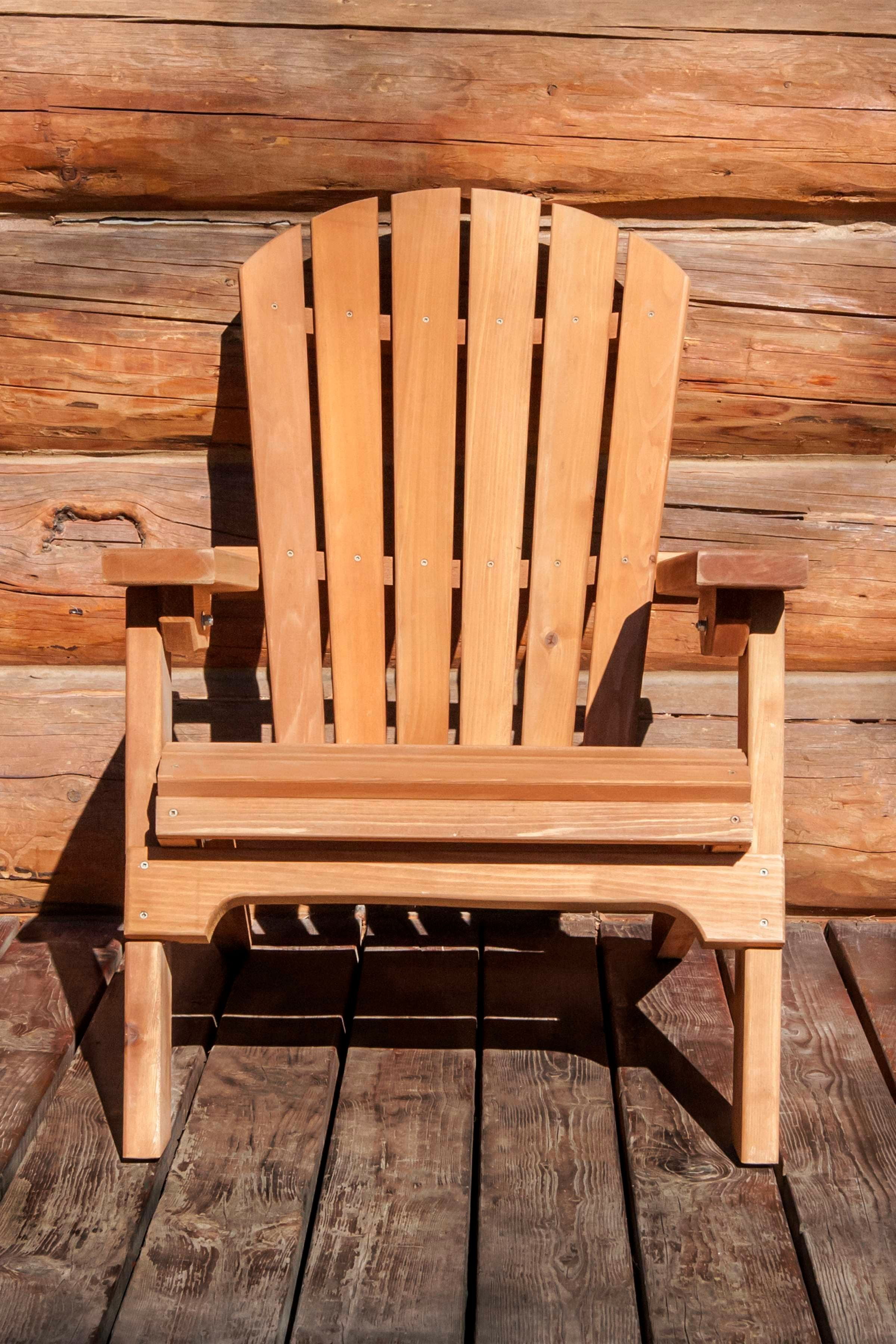 Western Red Cedar Adirondack Chair, Exterior Stain Finish - Walmart.com