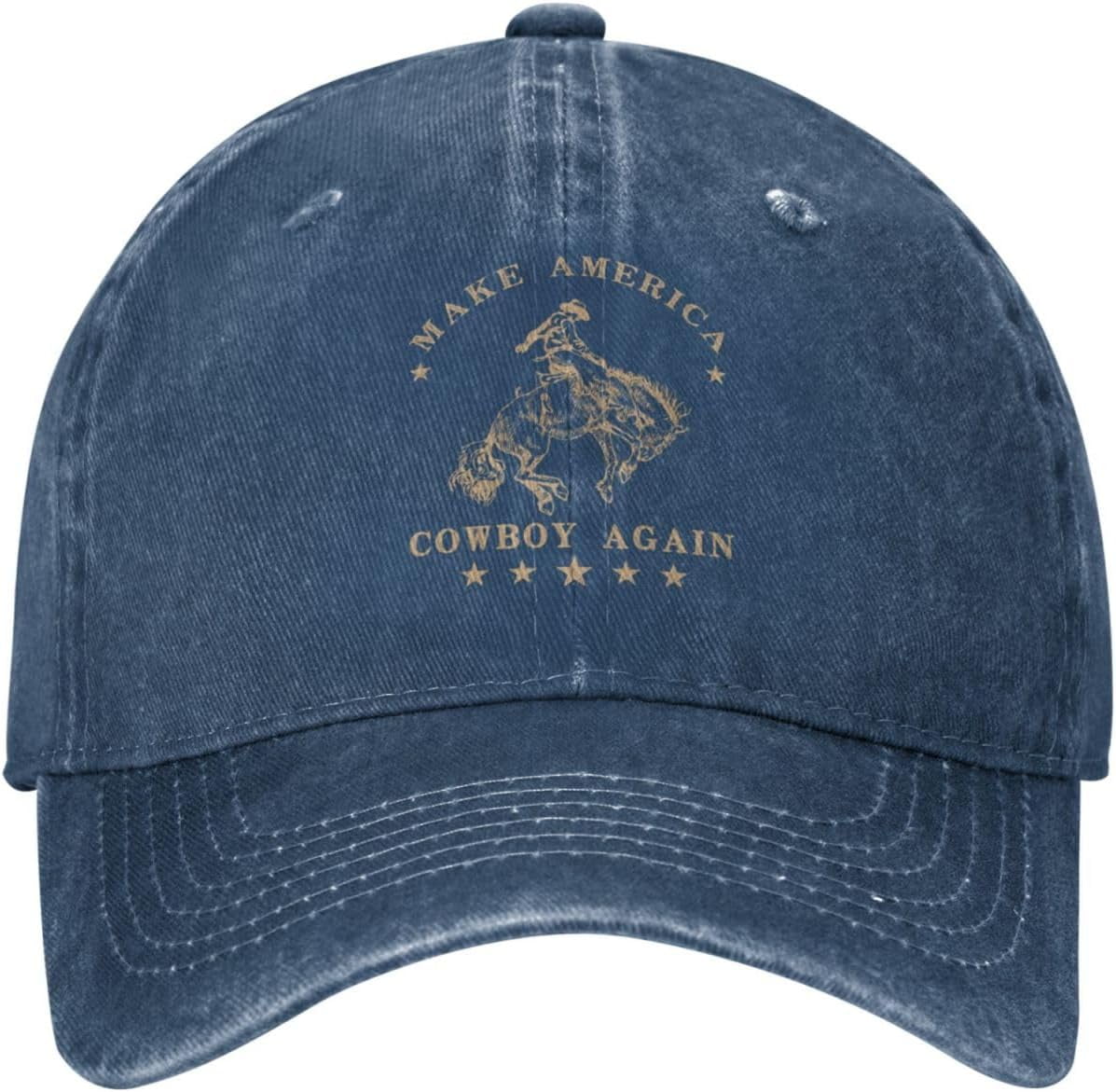 Western Rodeo Baseball Cap Makes America Cowboy Again Sports Cap ...