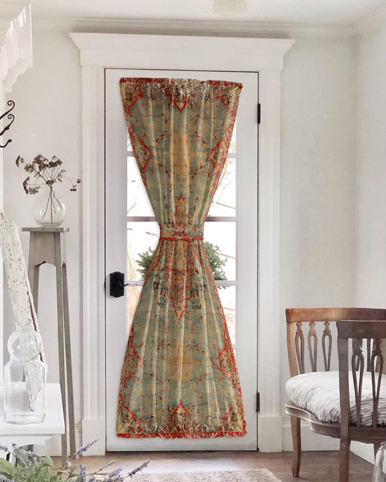 Western Rustic, Blackout Curtains, French Door Curtains for Door Window ...