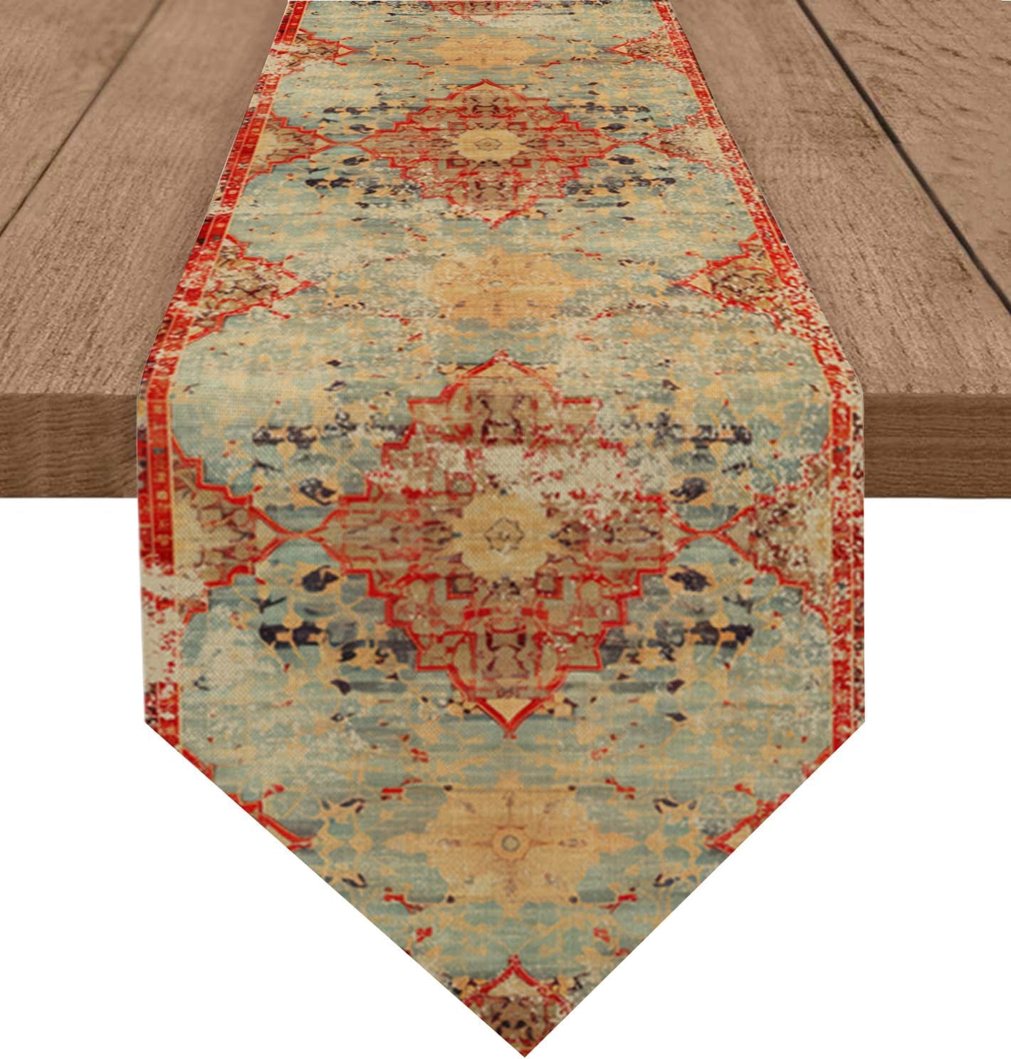 Western Rustic Triangle Table Runners Long Dresser Scarves Table ...