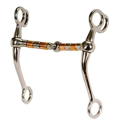Western SS Copper Roller Snaffle Training Bit - Walmart.com
