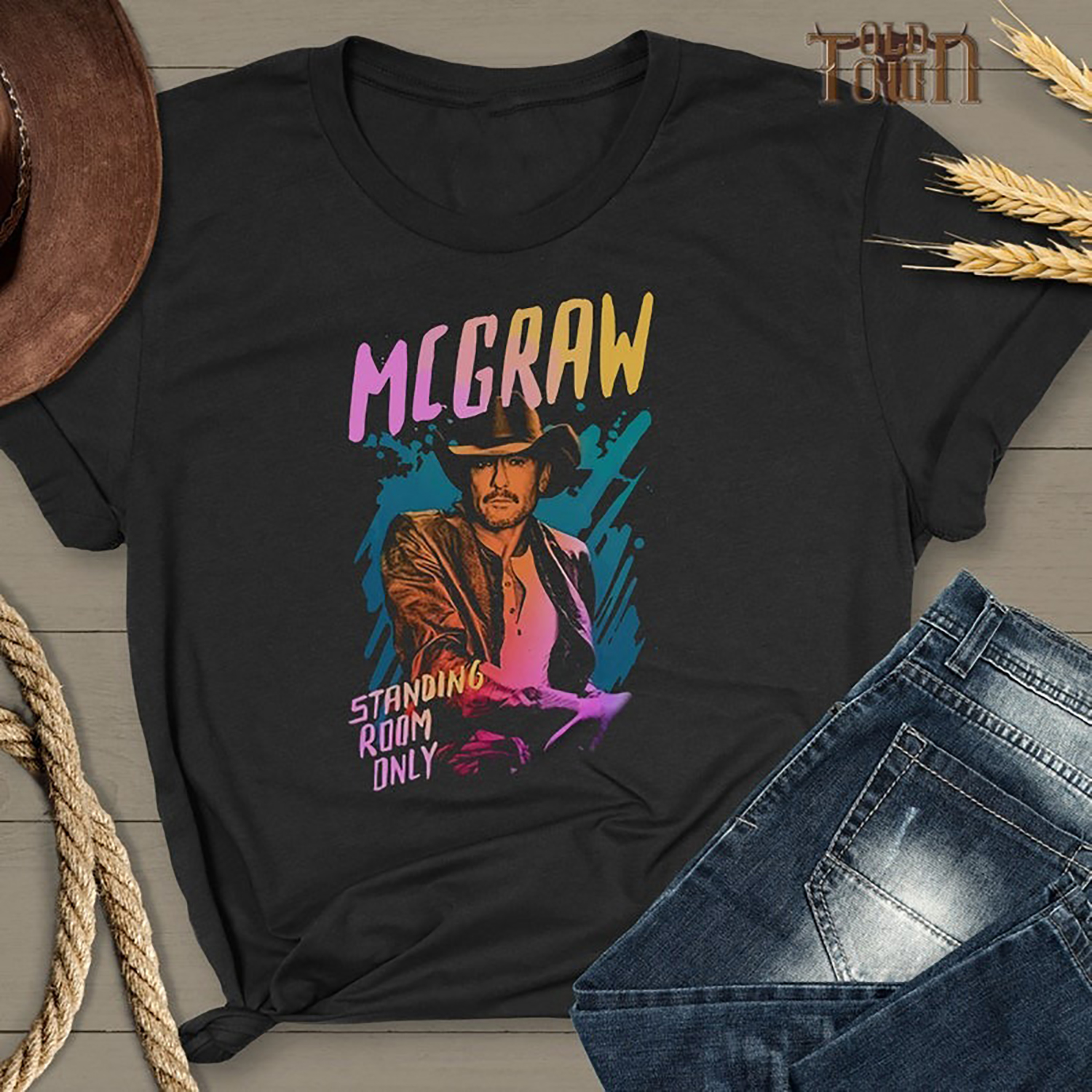 Western Shirt, Tim McGraw Tour Standing Room Only Color, Country Music ...