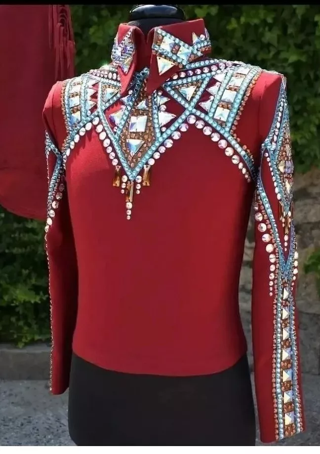 Western Show Pleasure Rail Shirt Jacket Clothes Showmanship ...