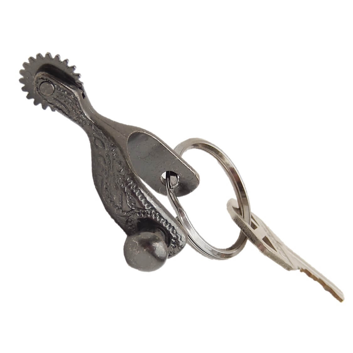 Western Spur KeyChain Gun Metal Black - Walmart.com