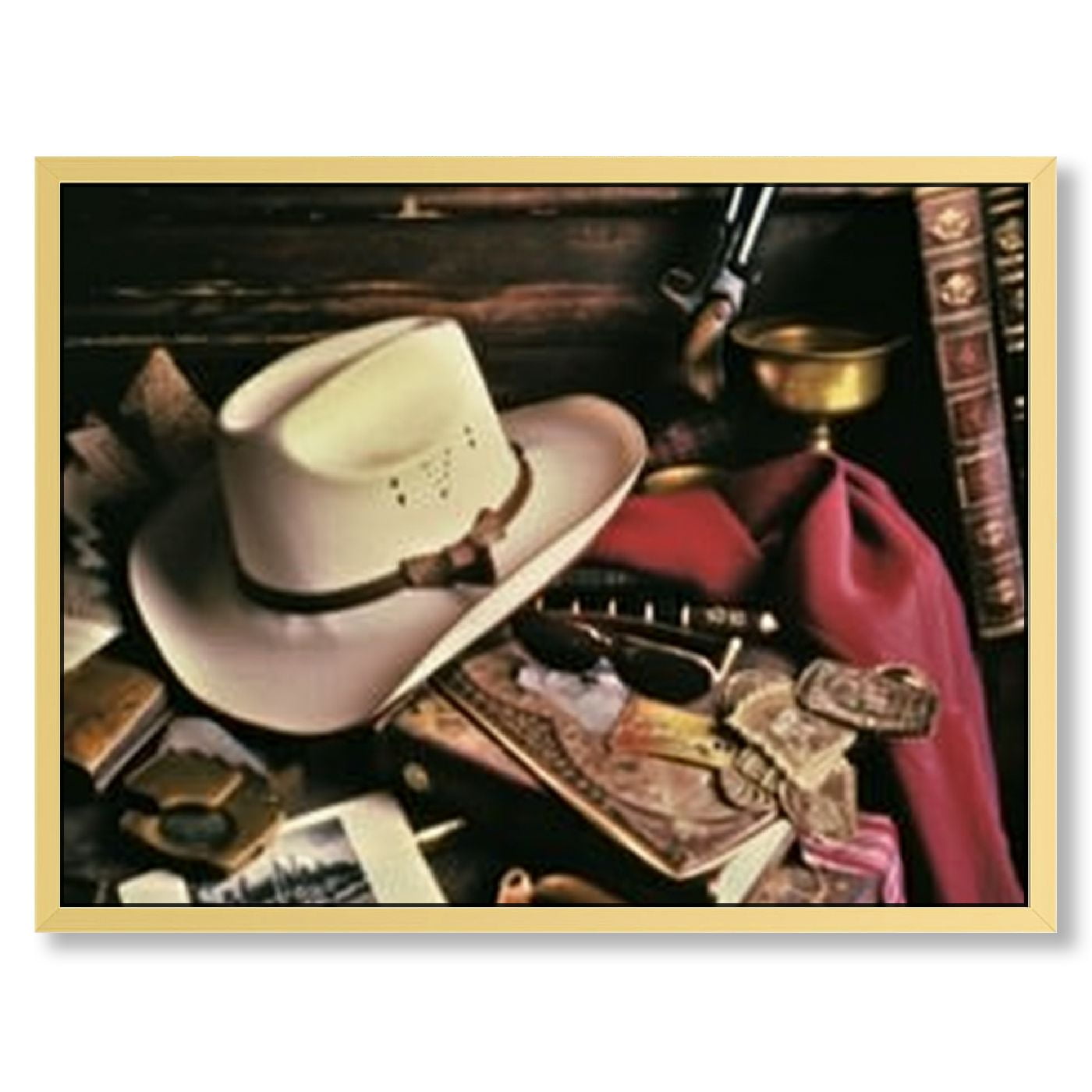 Western Stagecoach Old West Montage Wall Decor Art Print Poster Picture ...