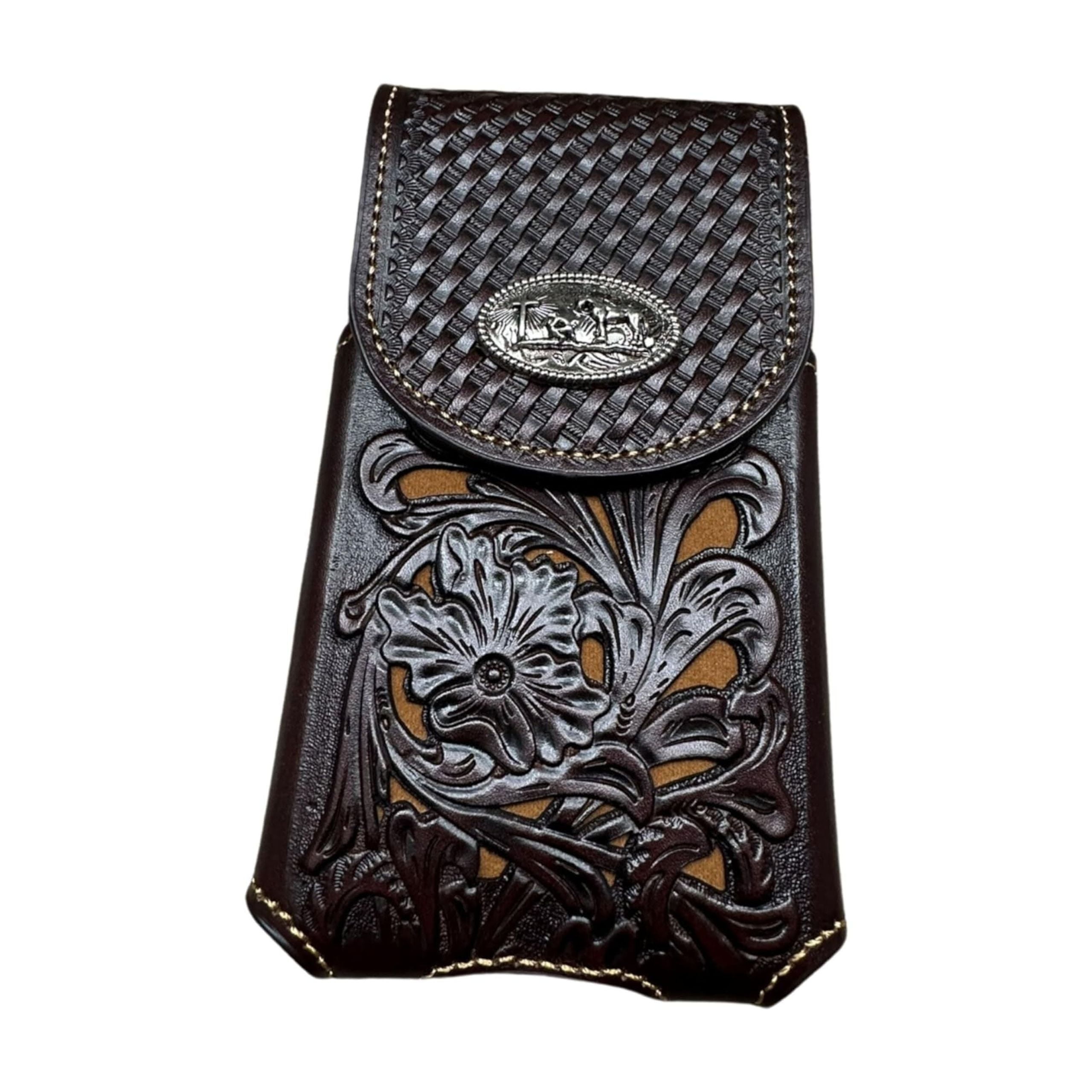 Western Stakes Western Leather Phone Belt Holster Cell Phone Case ...