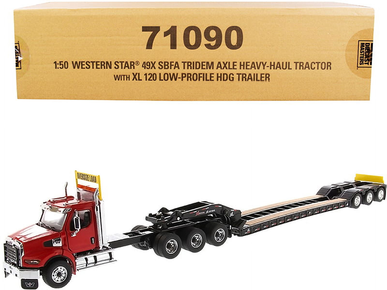 Western Star 49X SBFA Tridem Axle Heavy-Haul Tractor with XL 120 Low ...