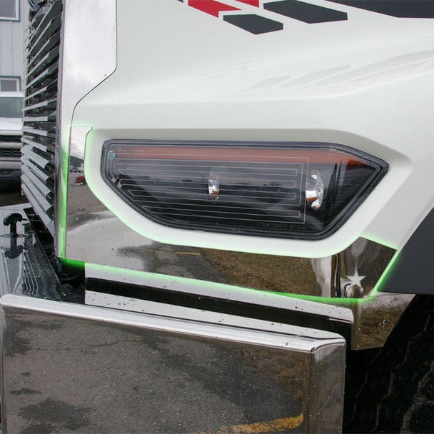 Western Star 49X Stainless Steel Upper Fender Guards - Walmart.com