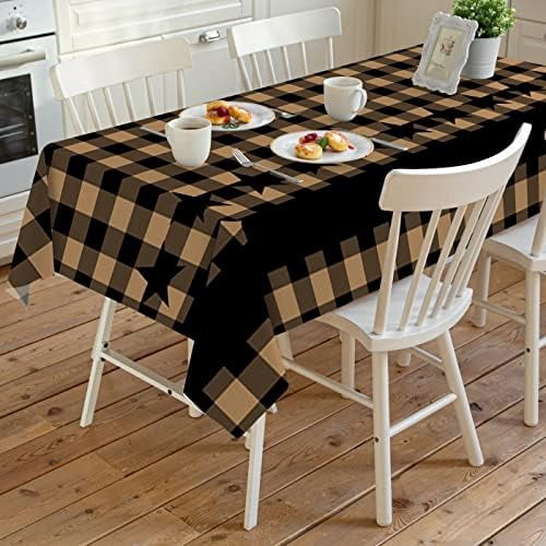Western Star Country Style Buffalo Plaid Tablecloth Waterproof ...