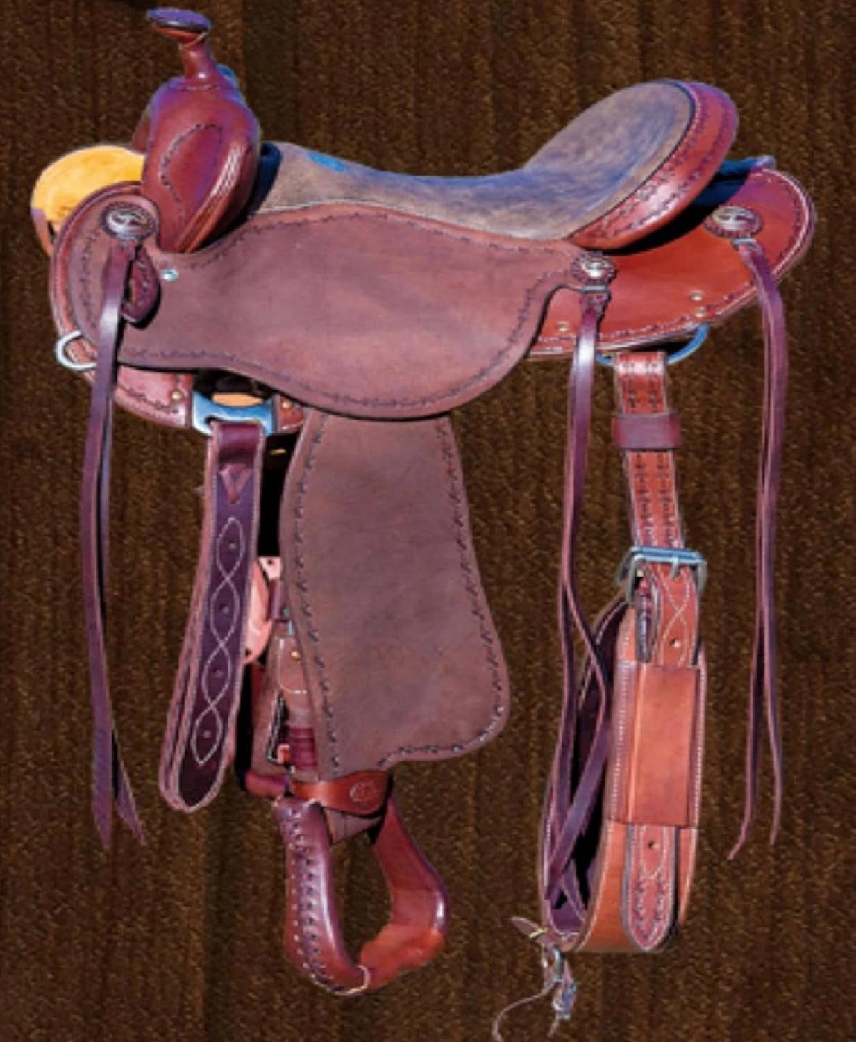 Western Stock Half Breed Australian Aussie Hand Made Real Leather ...